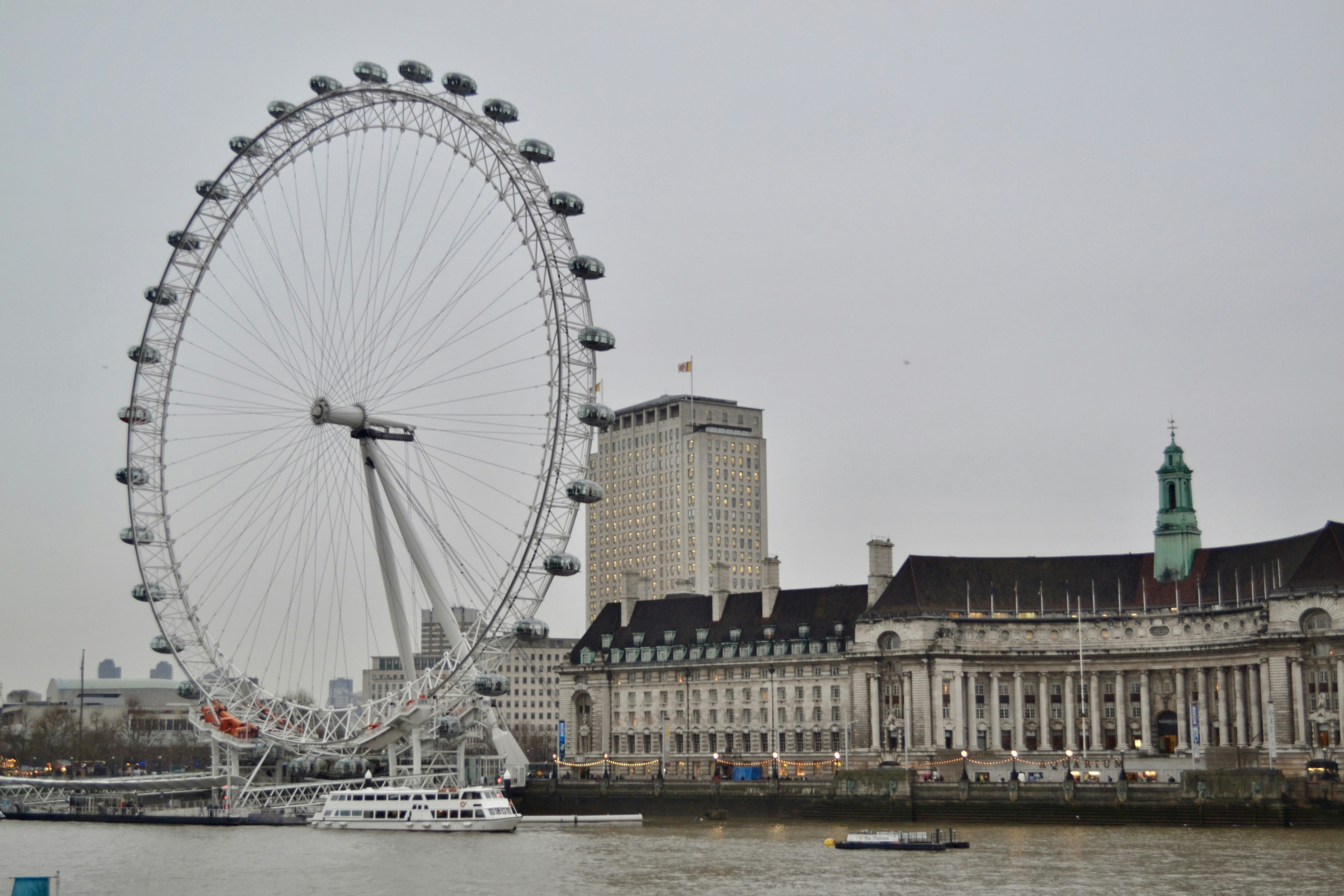 London’s Giant Wheel: A Waterfront Wake of Stately Architecture