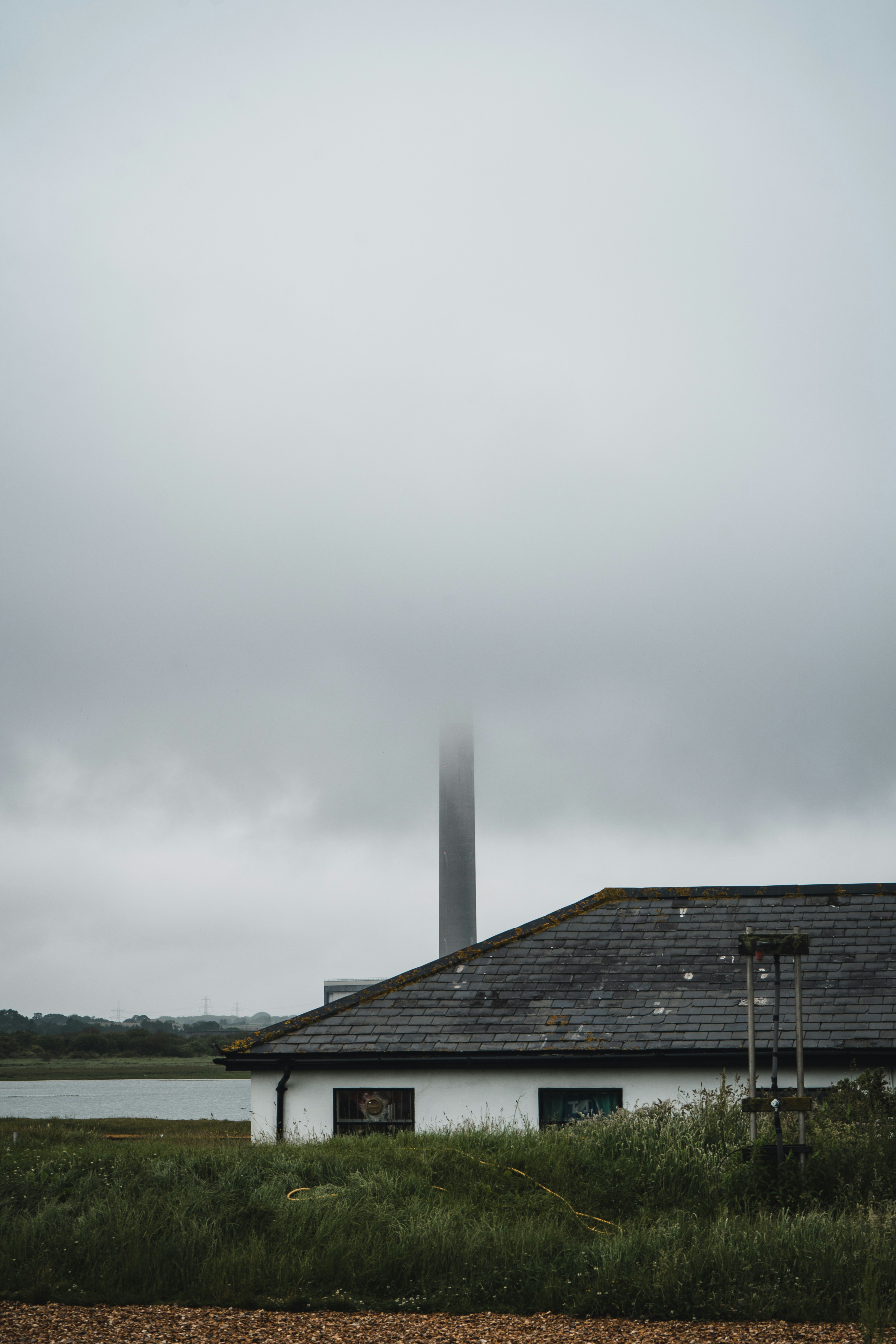 Fog over the Old Riverfront Factory