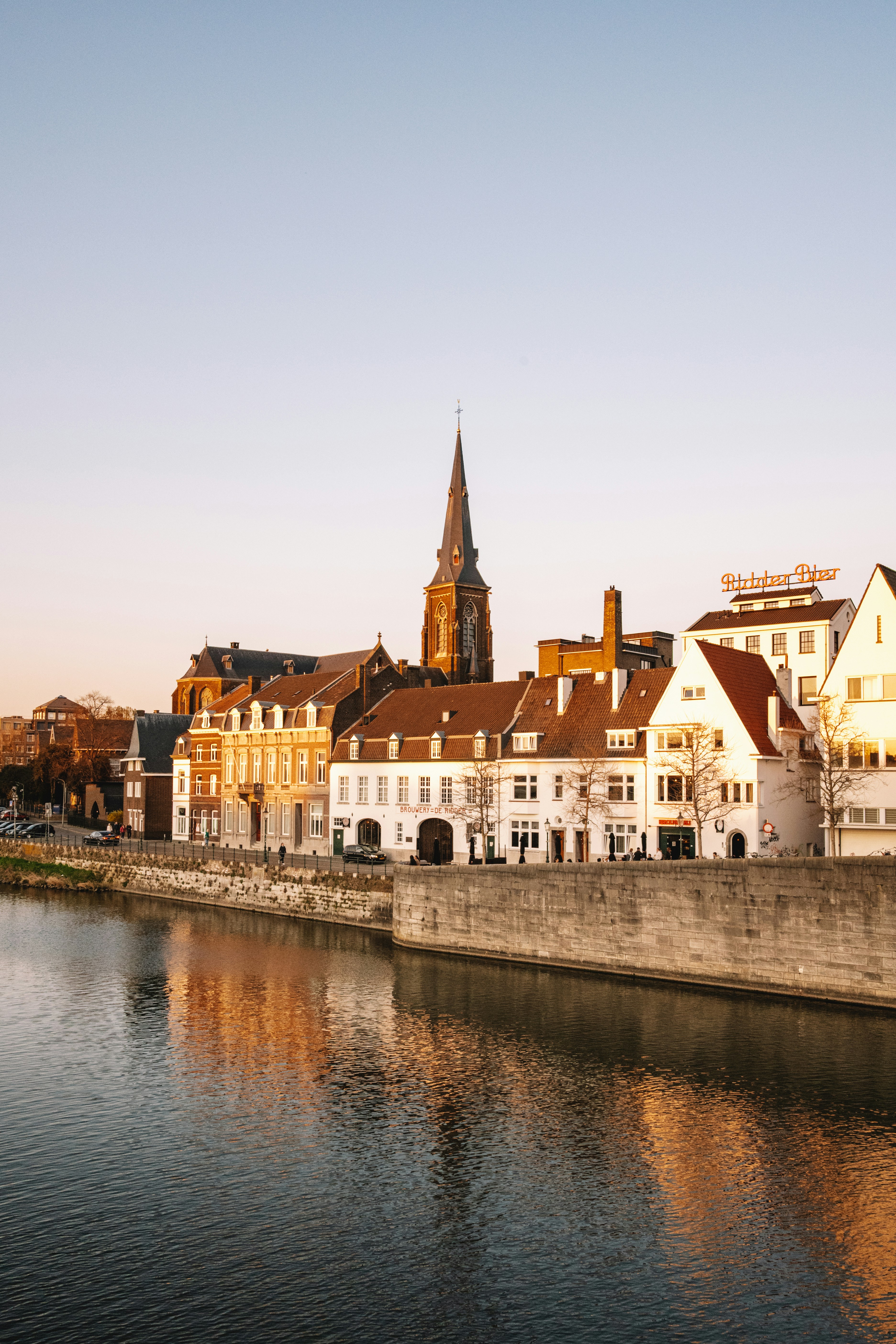 Riverside Belfry at Golden Hour
