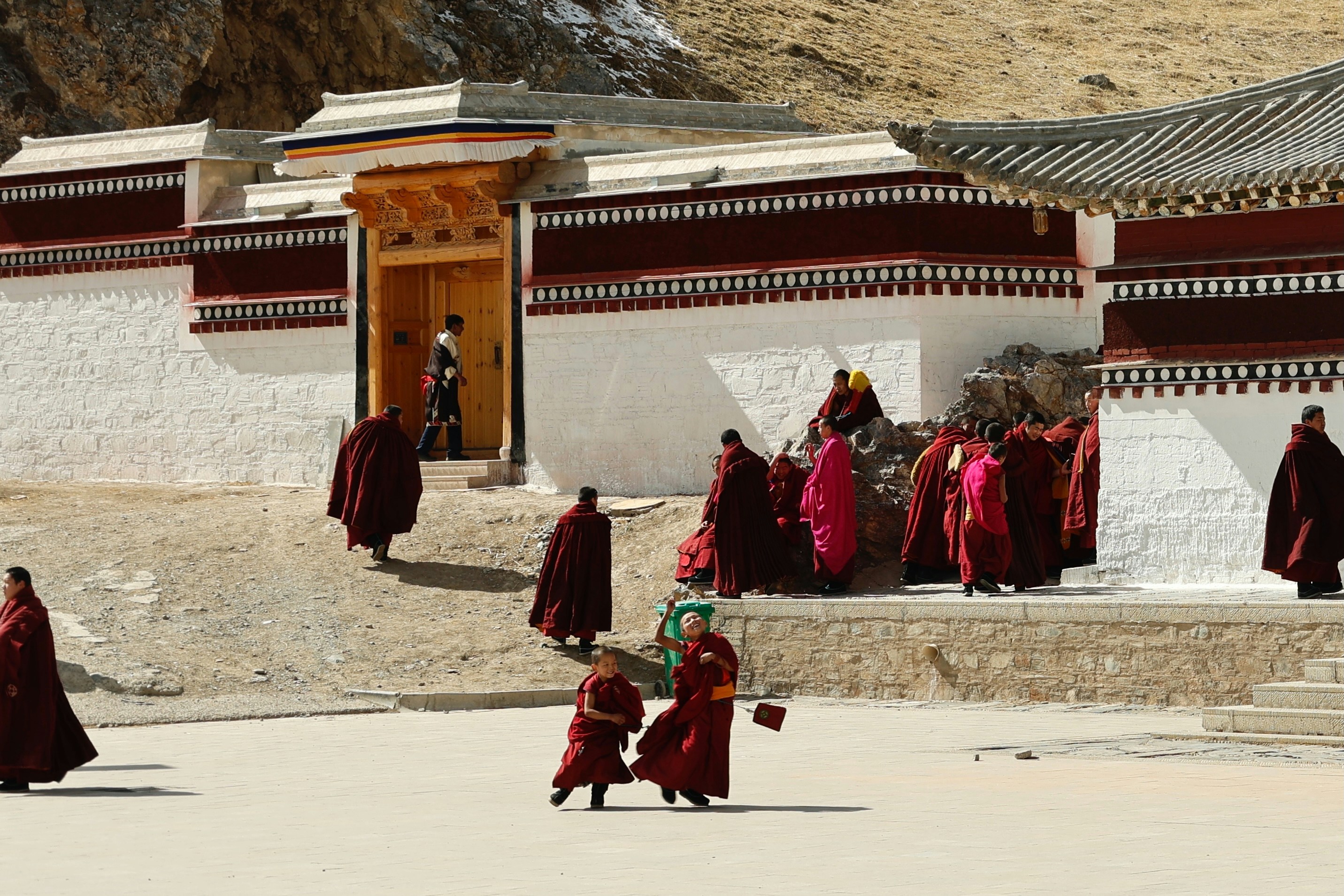 Monastic Procession at the Threshold