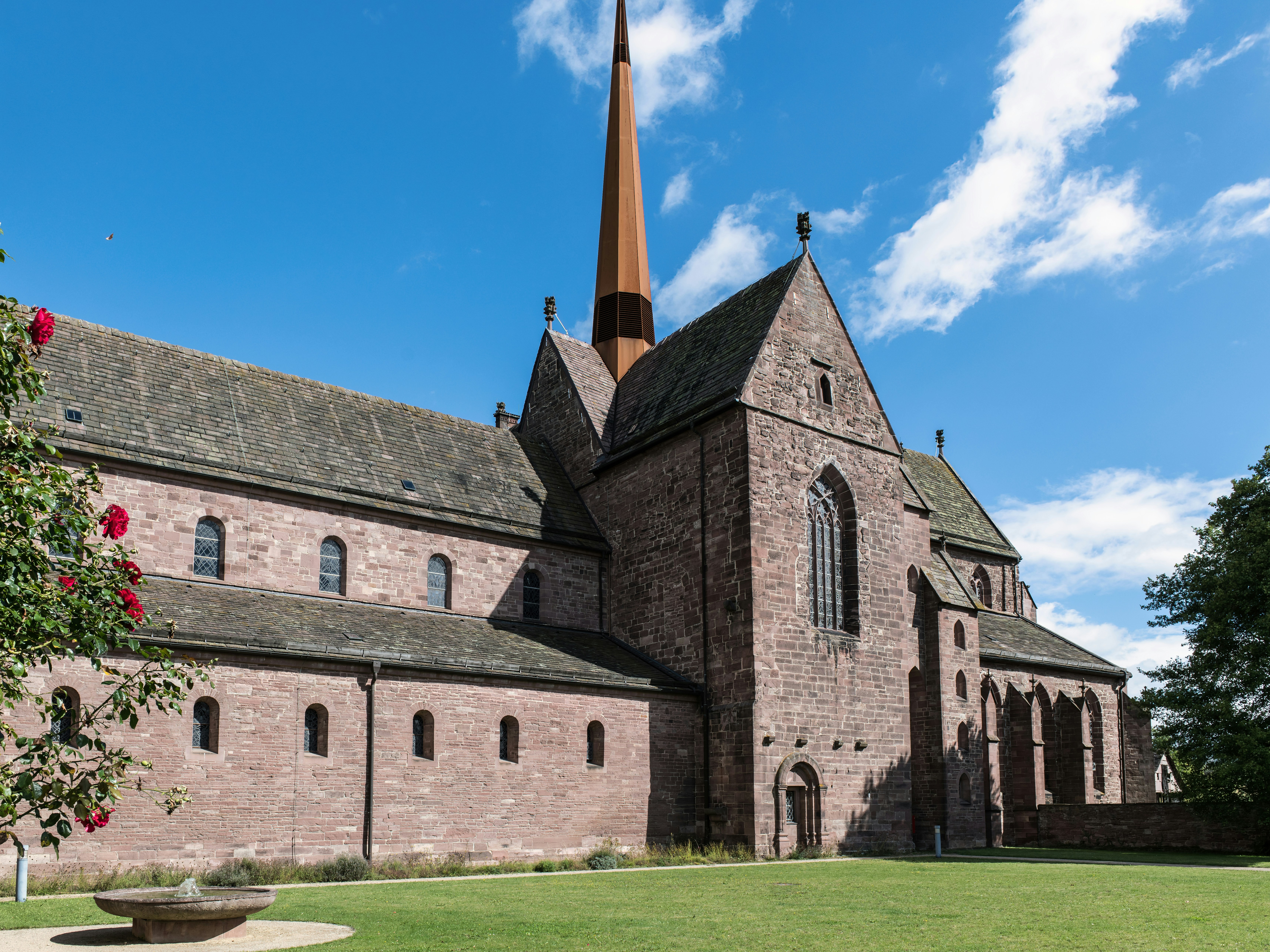 Renaissance of Red Stone: A Historic Parish Under a Clear Blue Sky