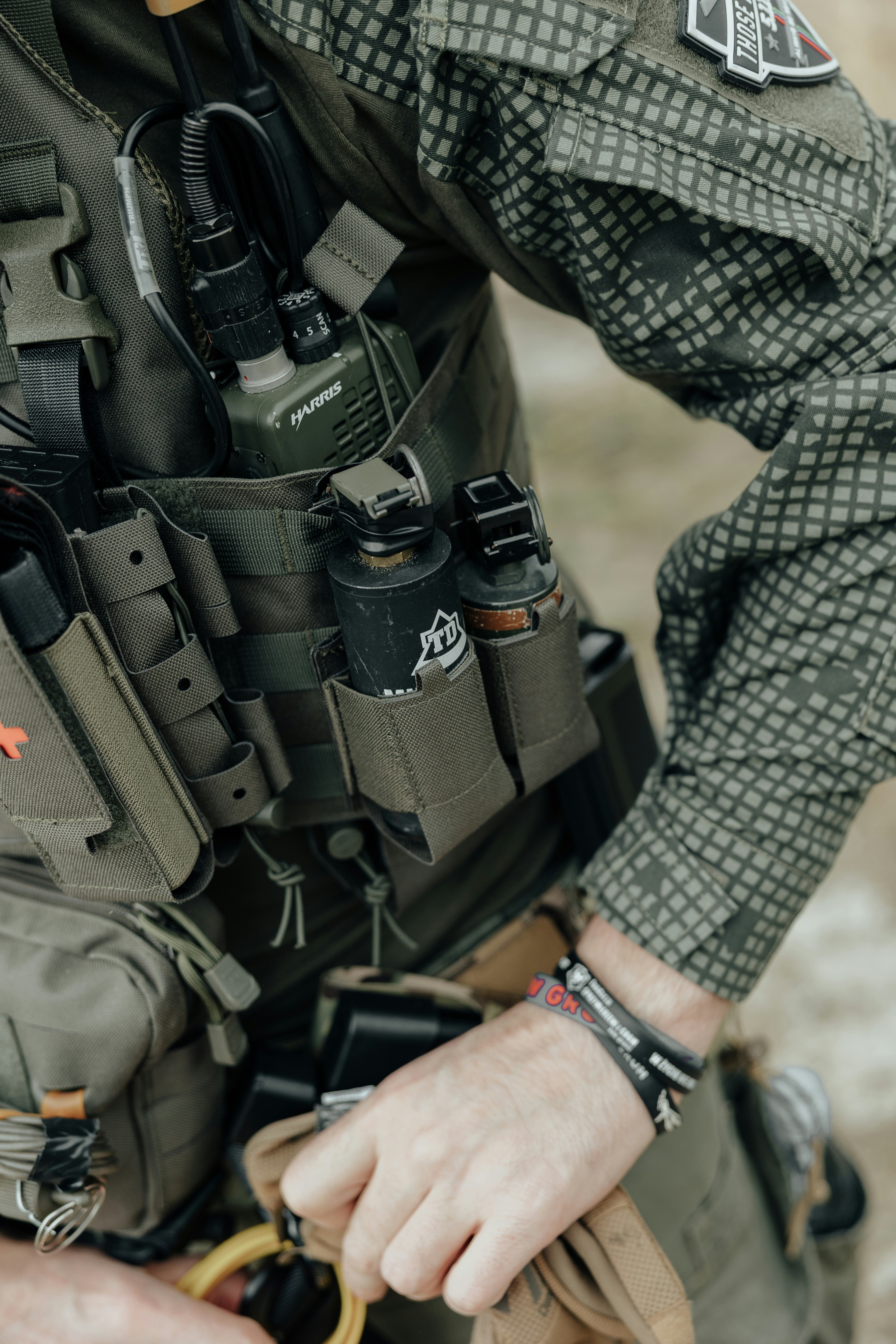 Gear Close-Up: Tactical Shoulder Rig with Hydration and Multi-Pocket System