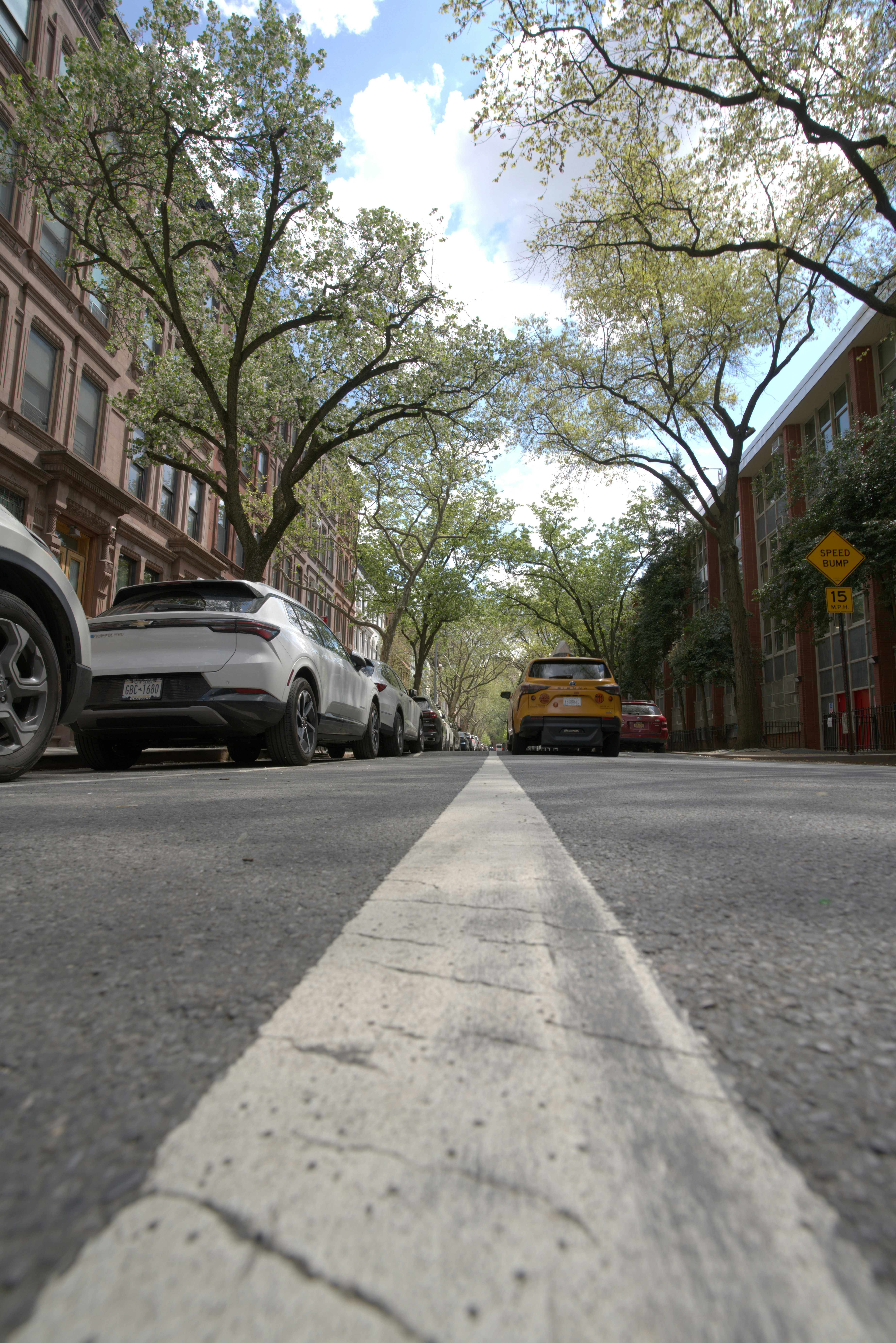 Streetline Convergence: A Low-Angle Quiet of City Blocks