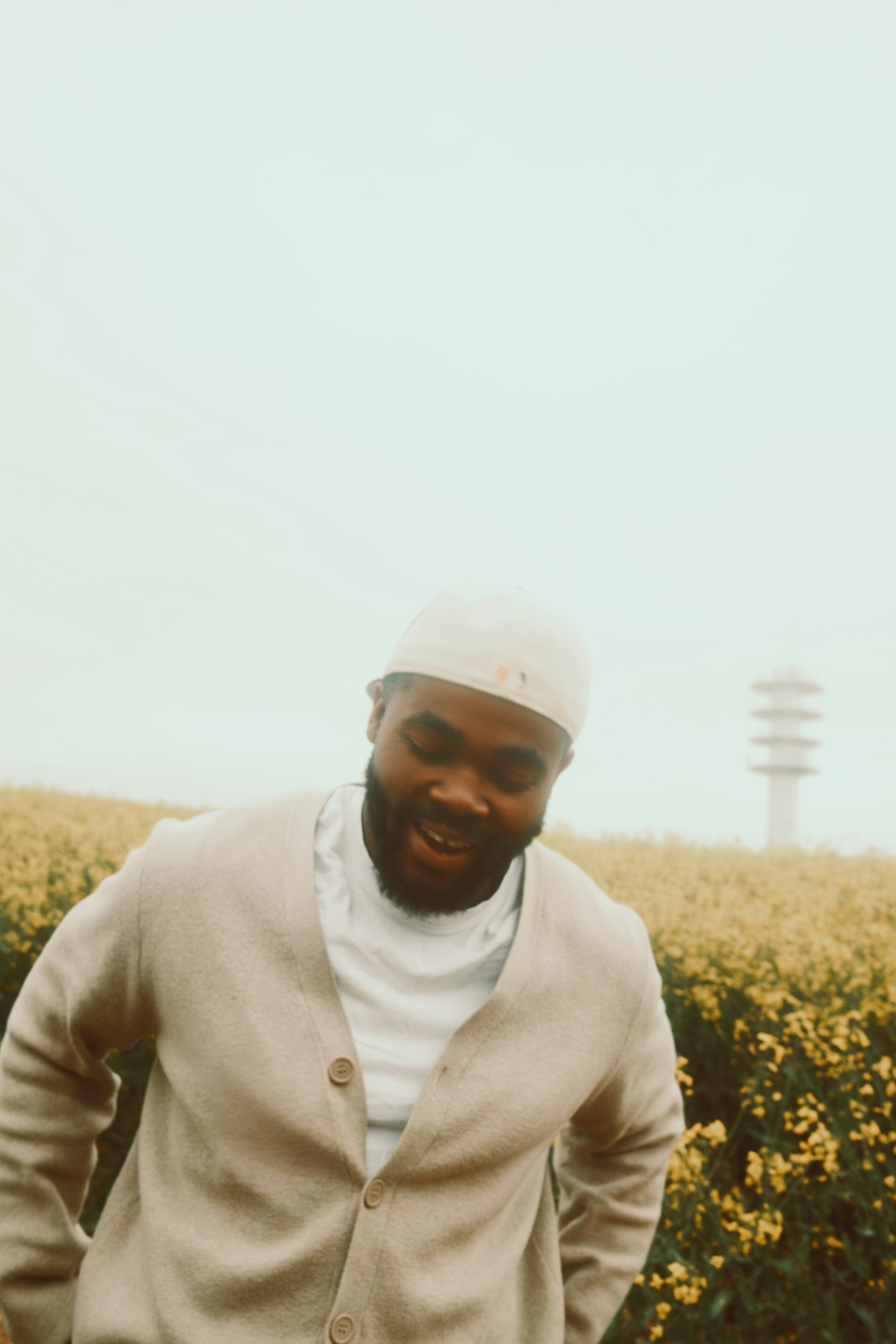 Warm Laugh in a Field of Yellow Blooms
