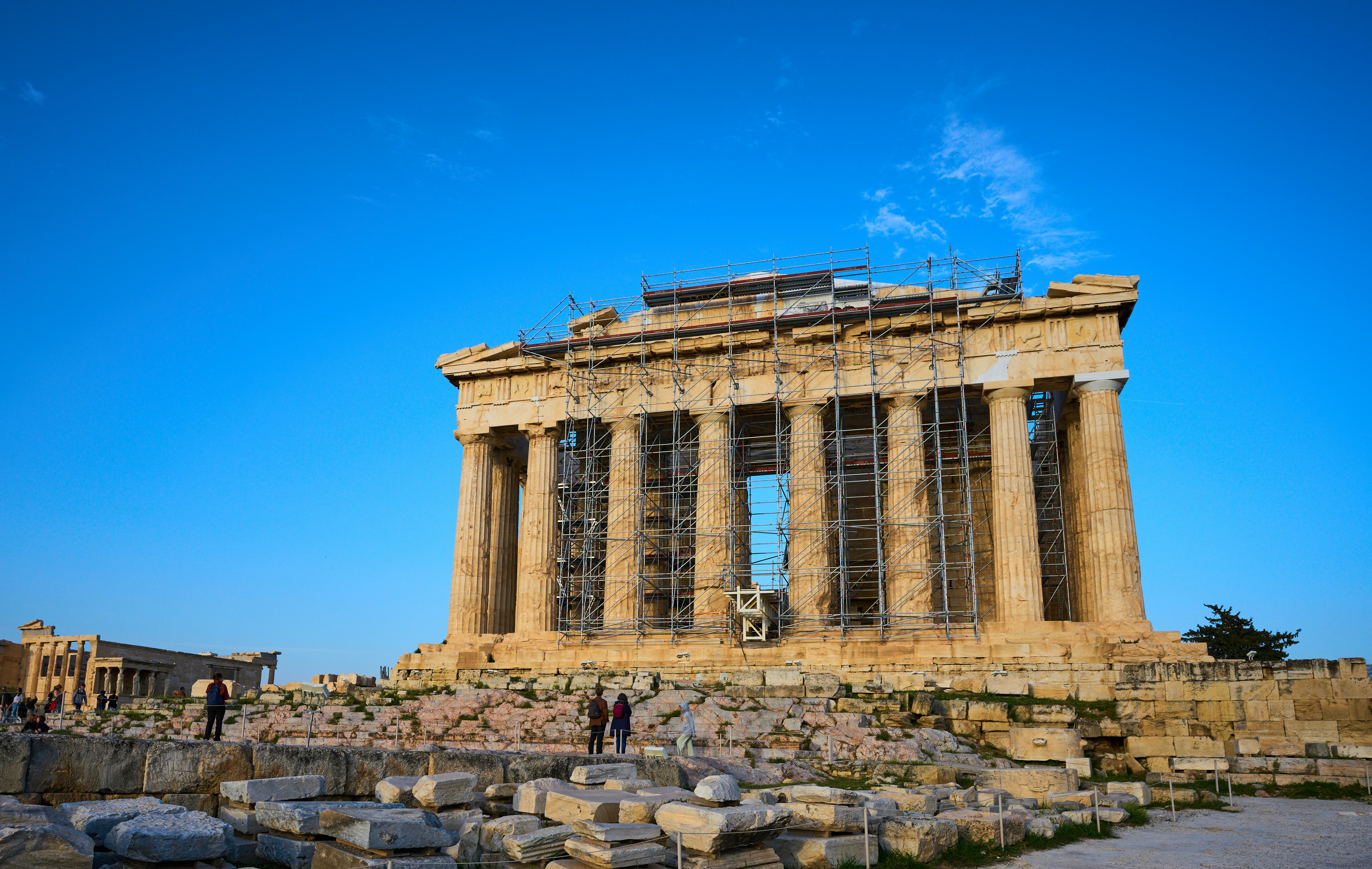 Under Scaffolded Glory: The Parthenon Reaches for the Sky