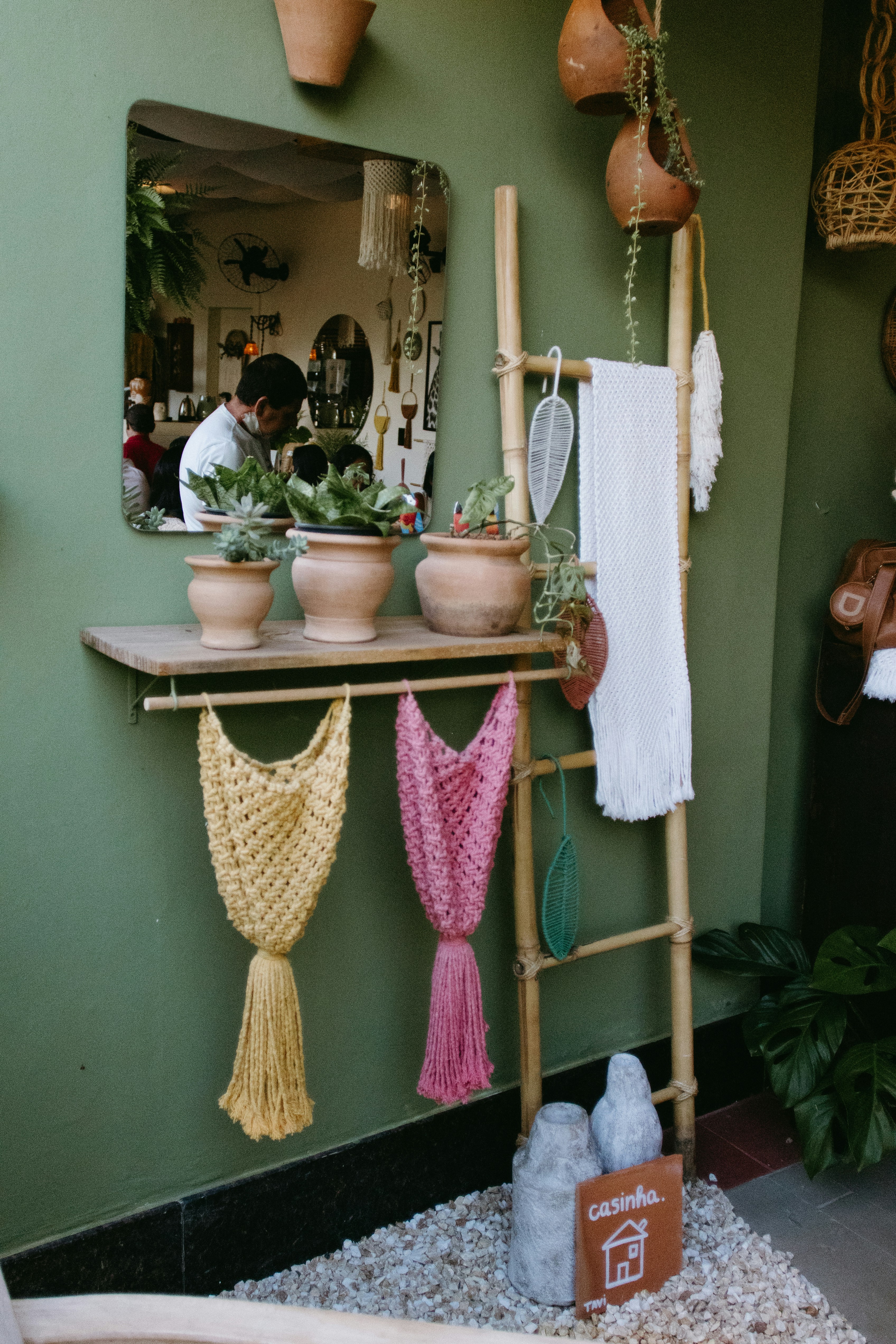 Verdant Echoes in a Green Atelier