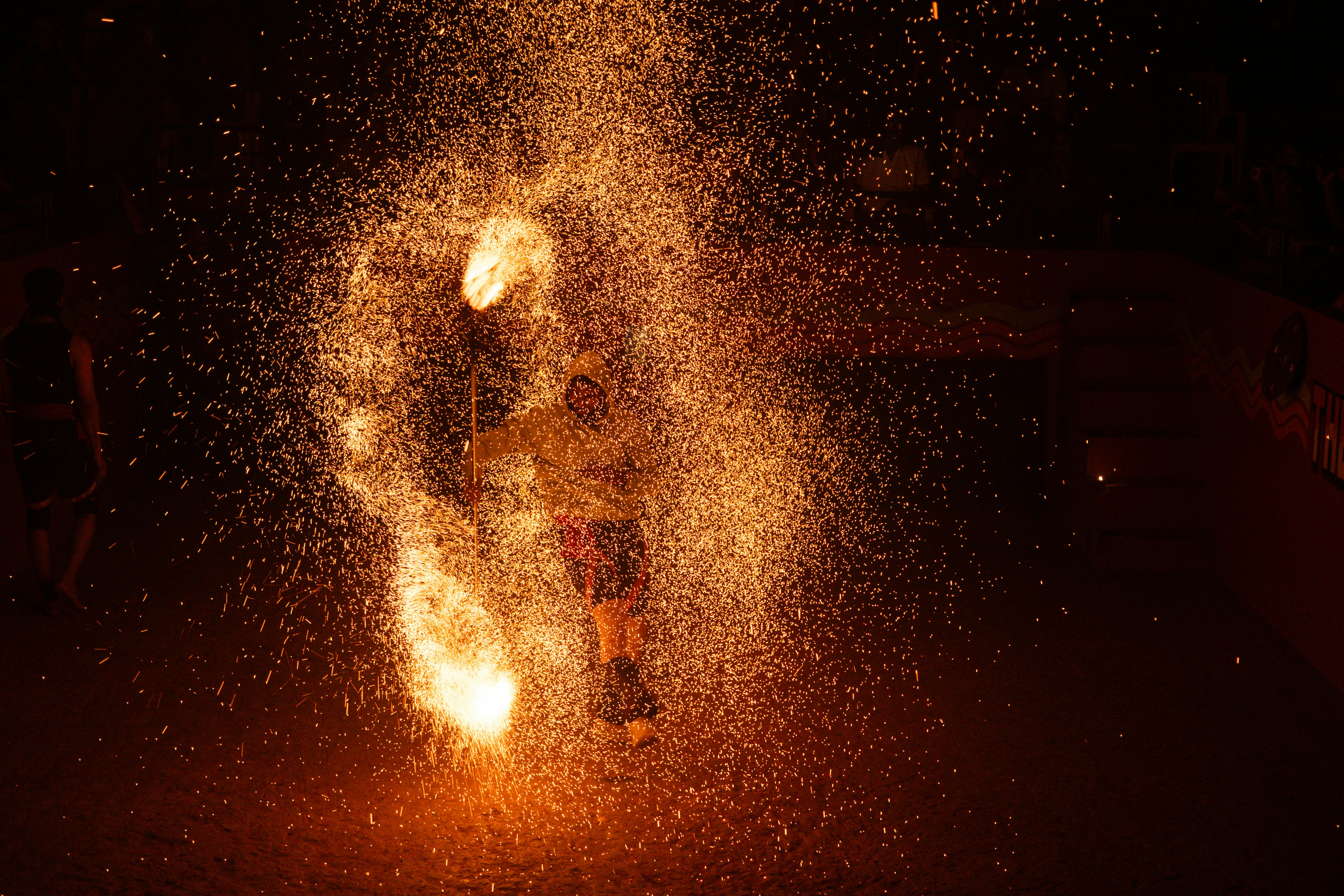 Fire Dance in a Cascade of Embers