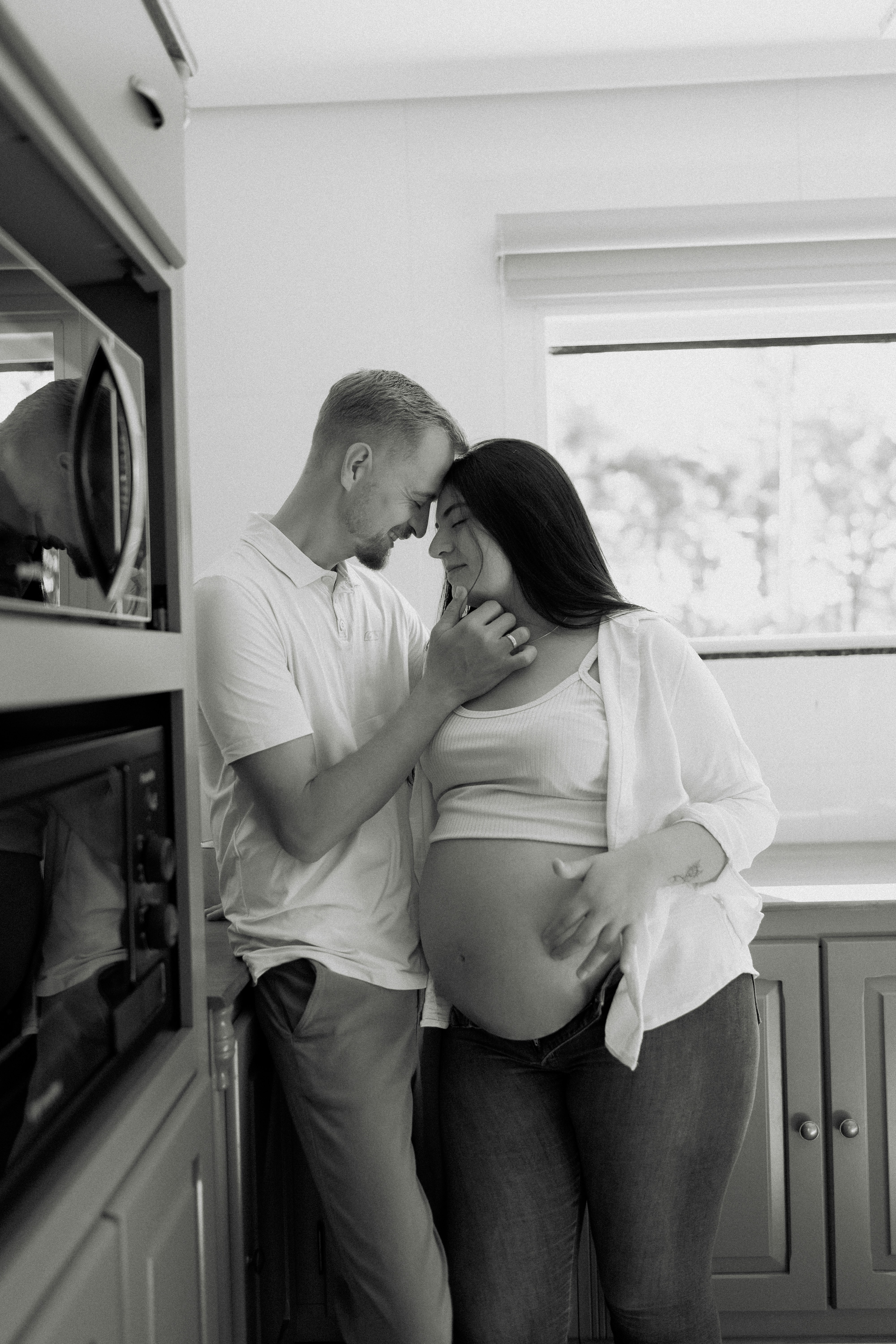 Quiet Expectation: A Tender Moment in Soft Light