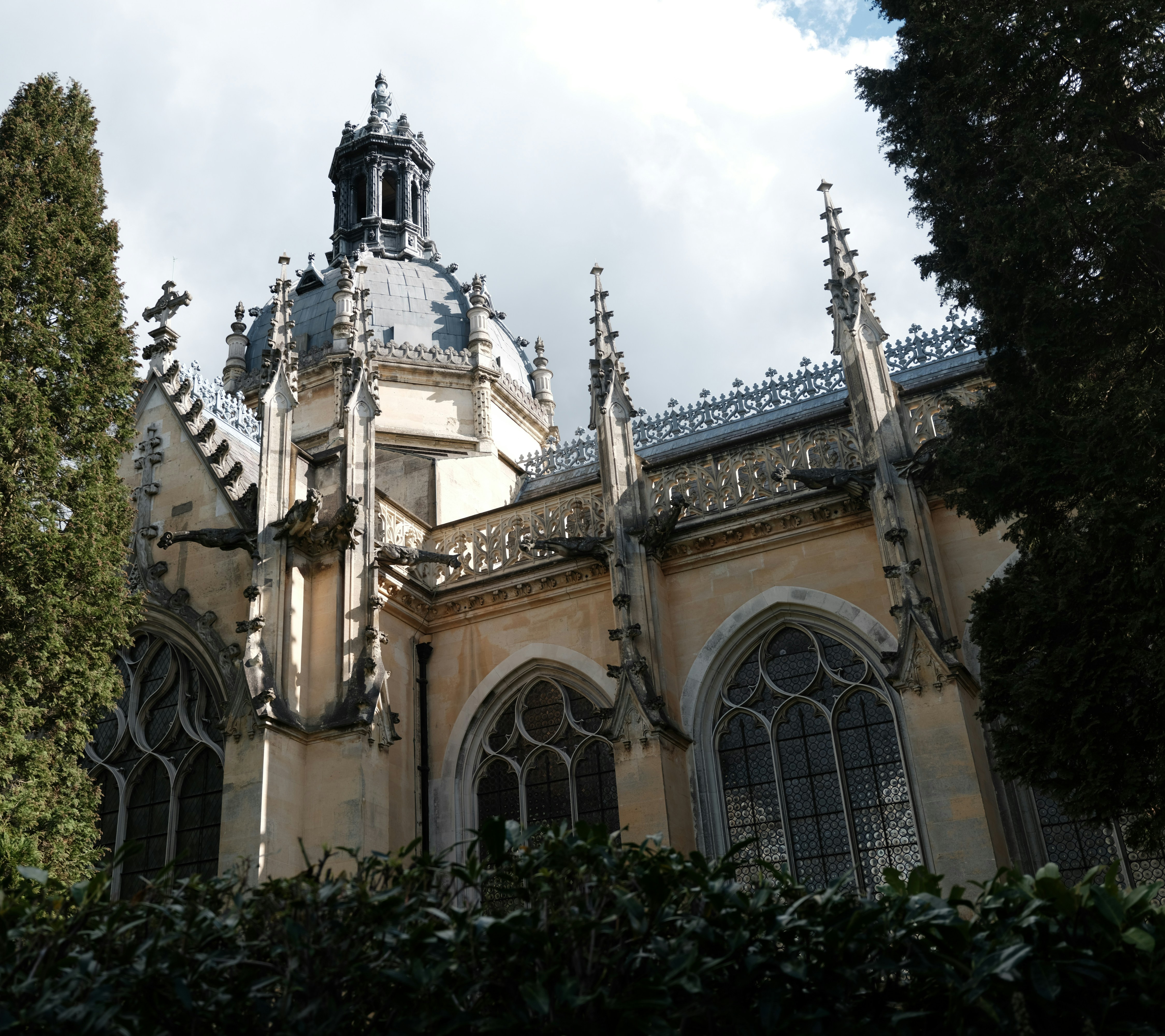 Ancient Cathedral Façade Reaching Toward the Sky