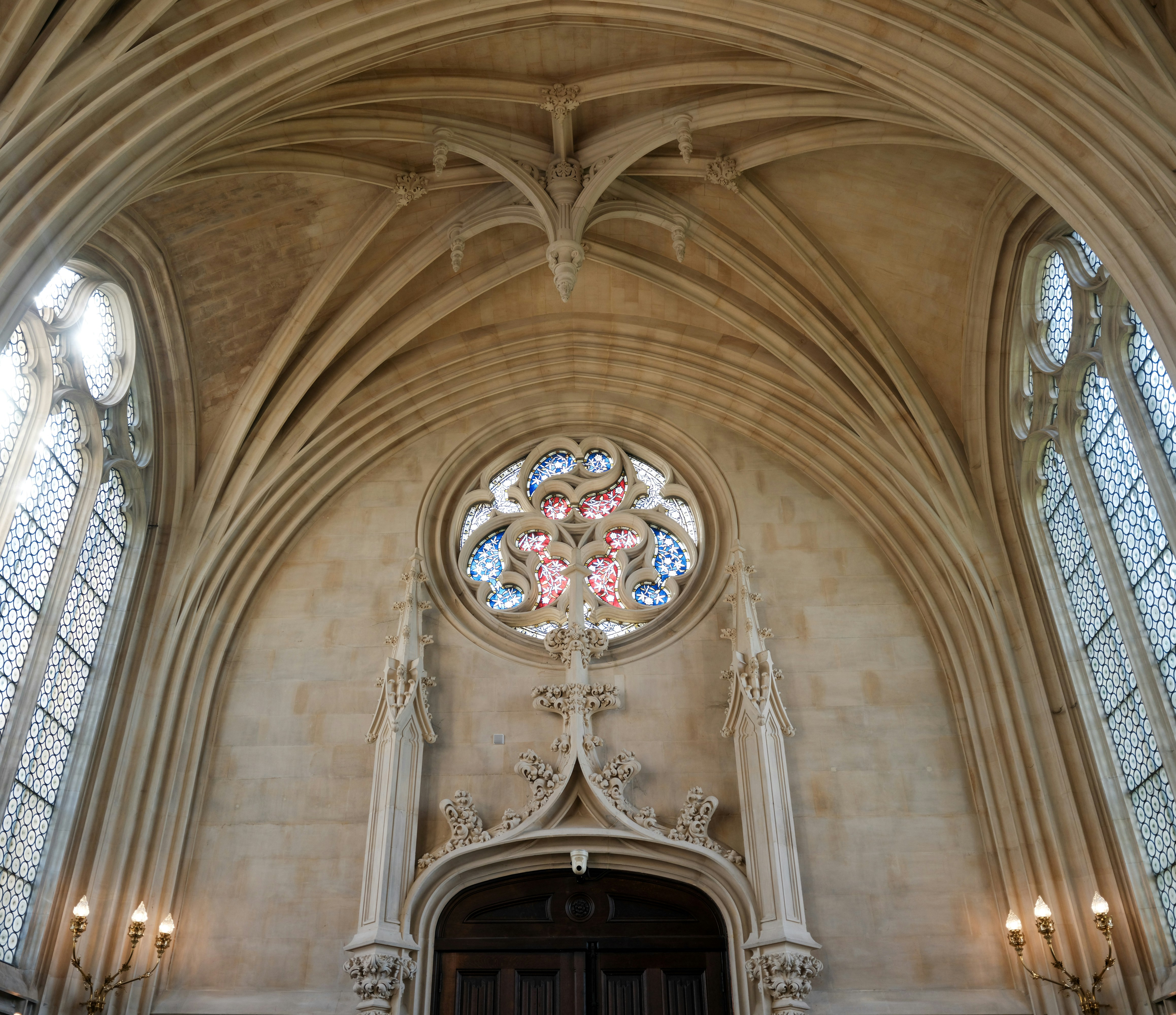 Gothic Vaults and Rose Window: The Cathedral's Eye