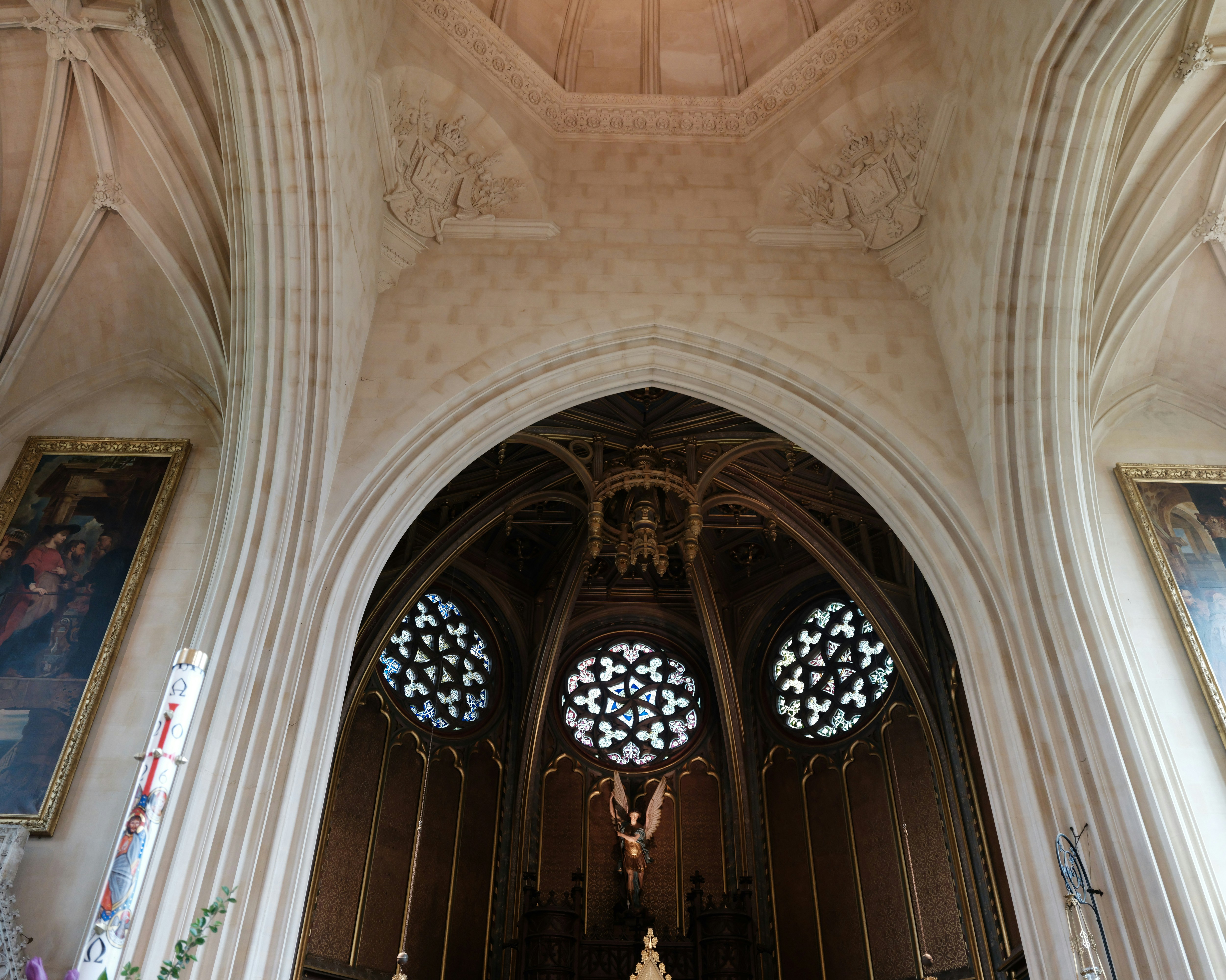 Gothic Vaults and Illuminated Choir: A Cathedral's Silent Grandeur