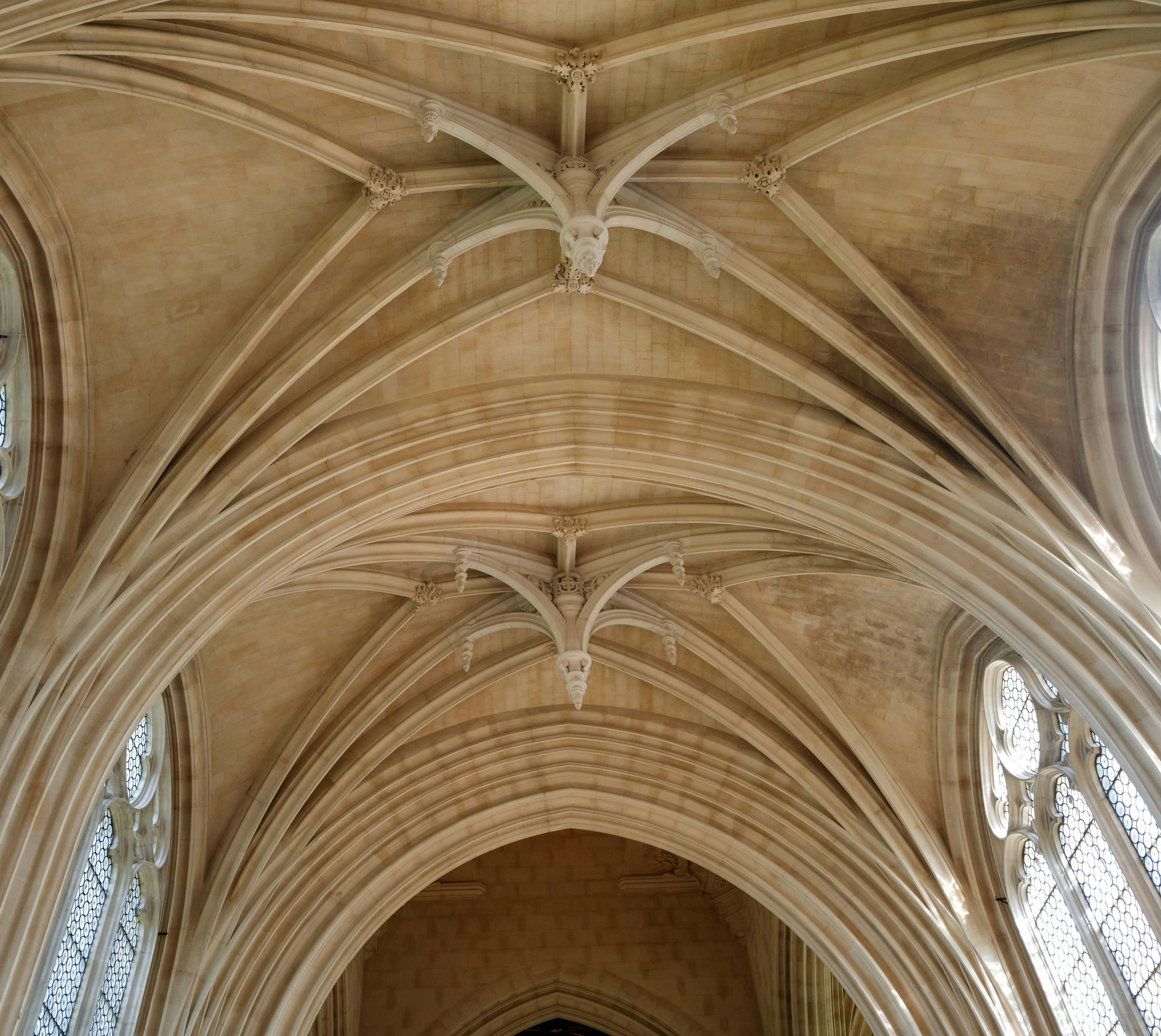 Ribbed Vaults of Light: Gothic Geometry in Stone