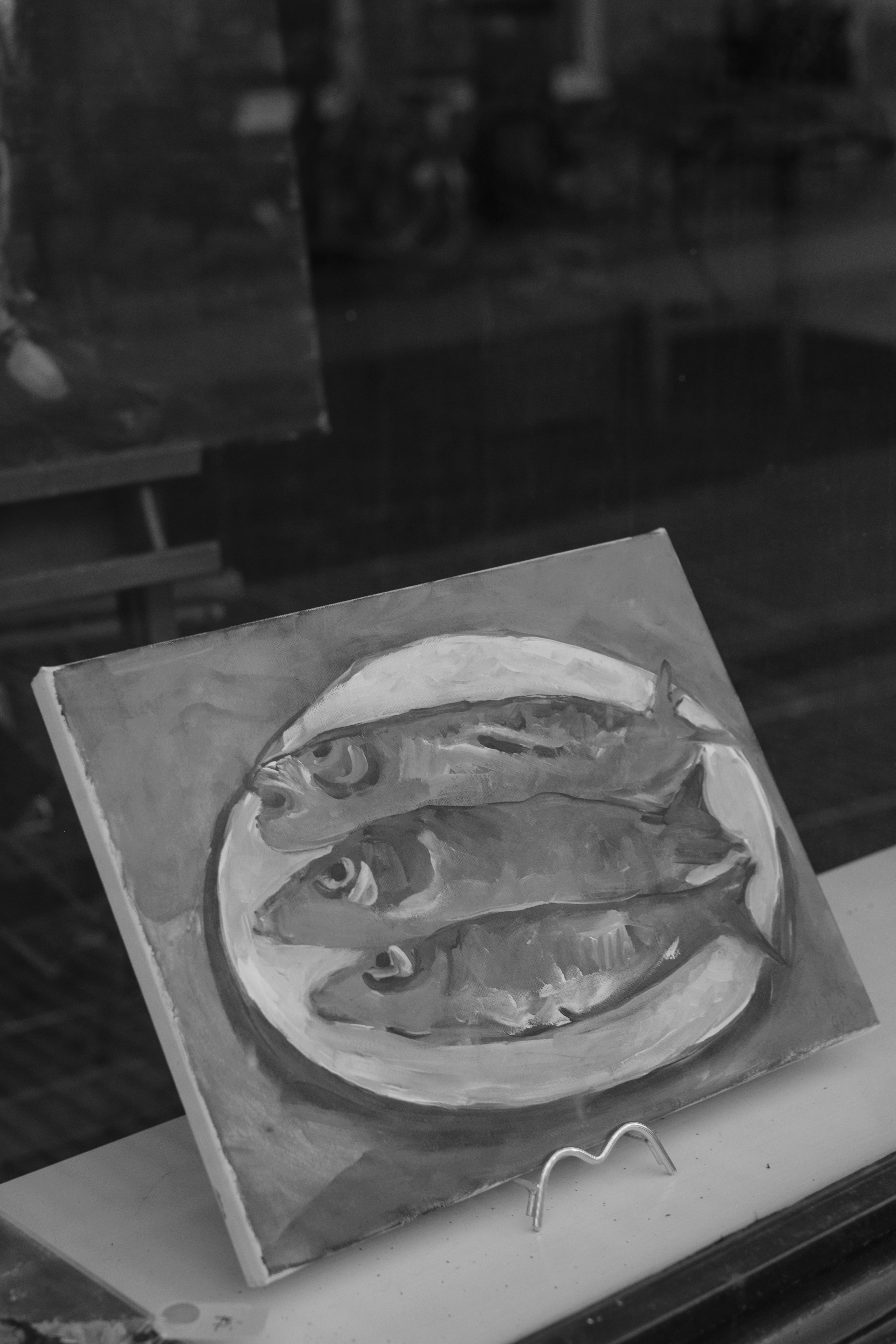 Painted Fish on a Plate: A Still Life Diary in Mono