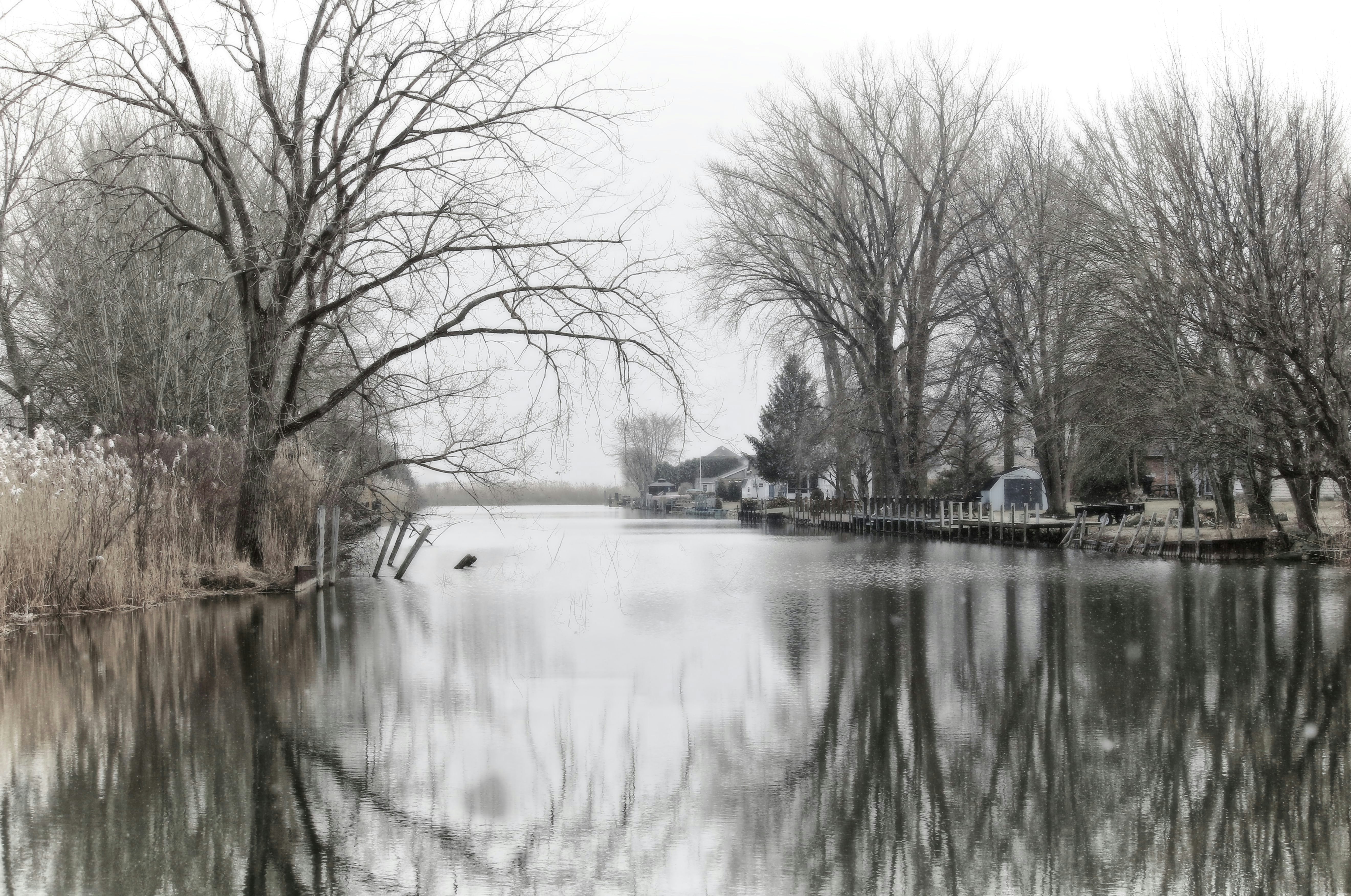 Mirror Lake Between Winter Reflections