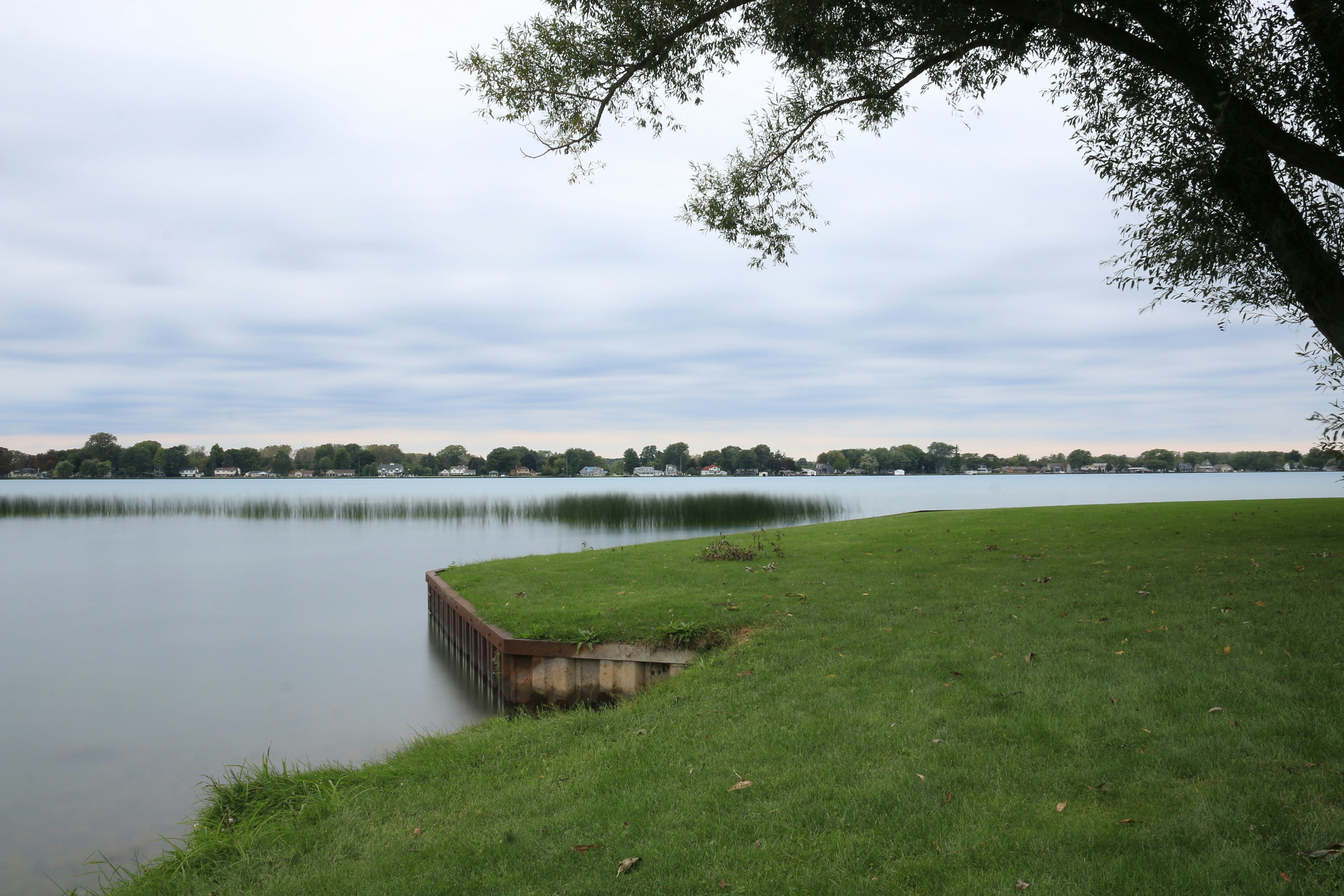 Shoreline Meeting the Quiet Lake