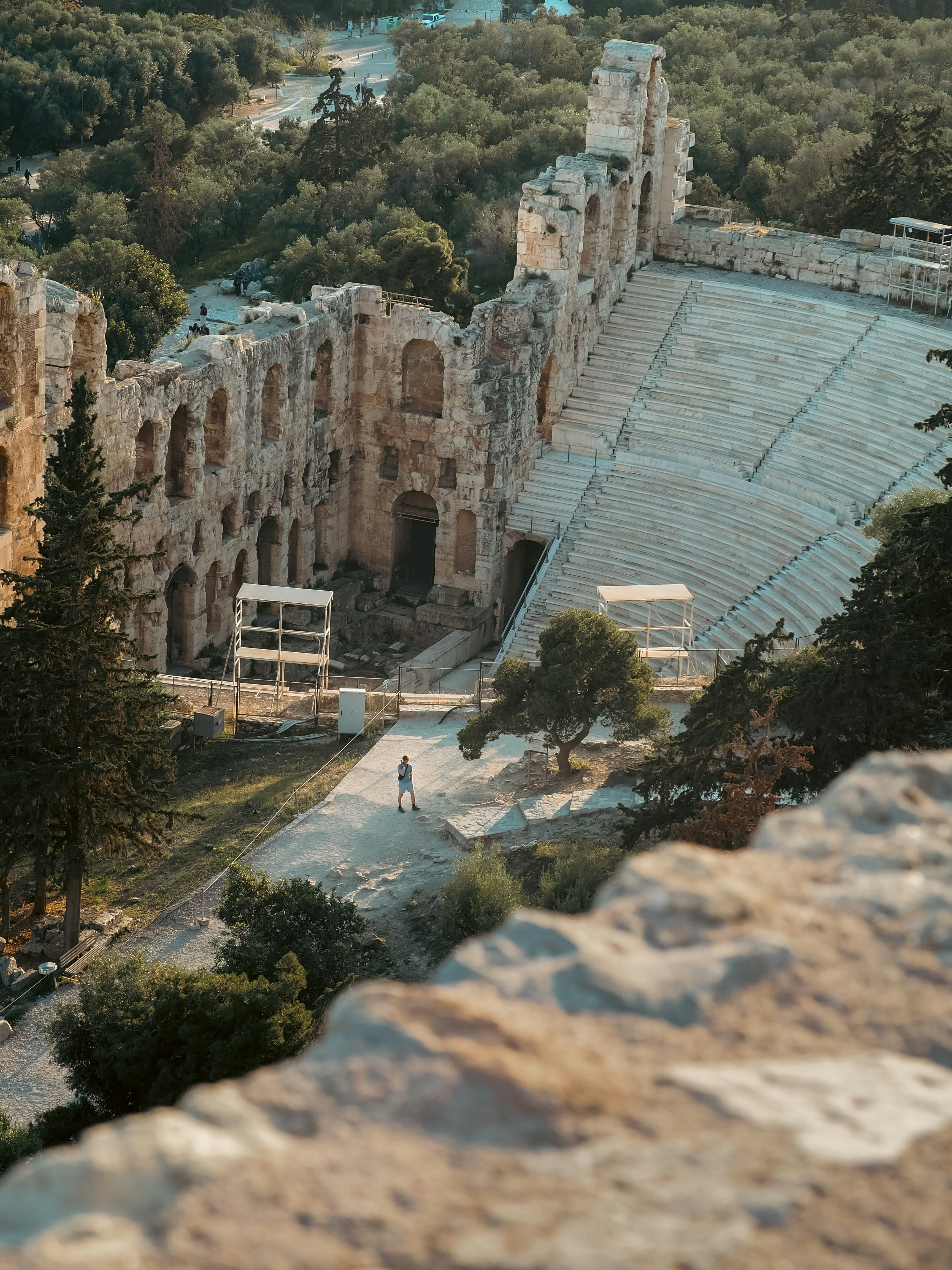 Ancient Arena in Dappled Light