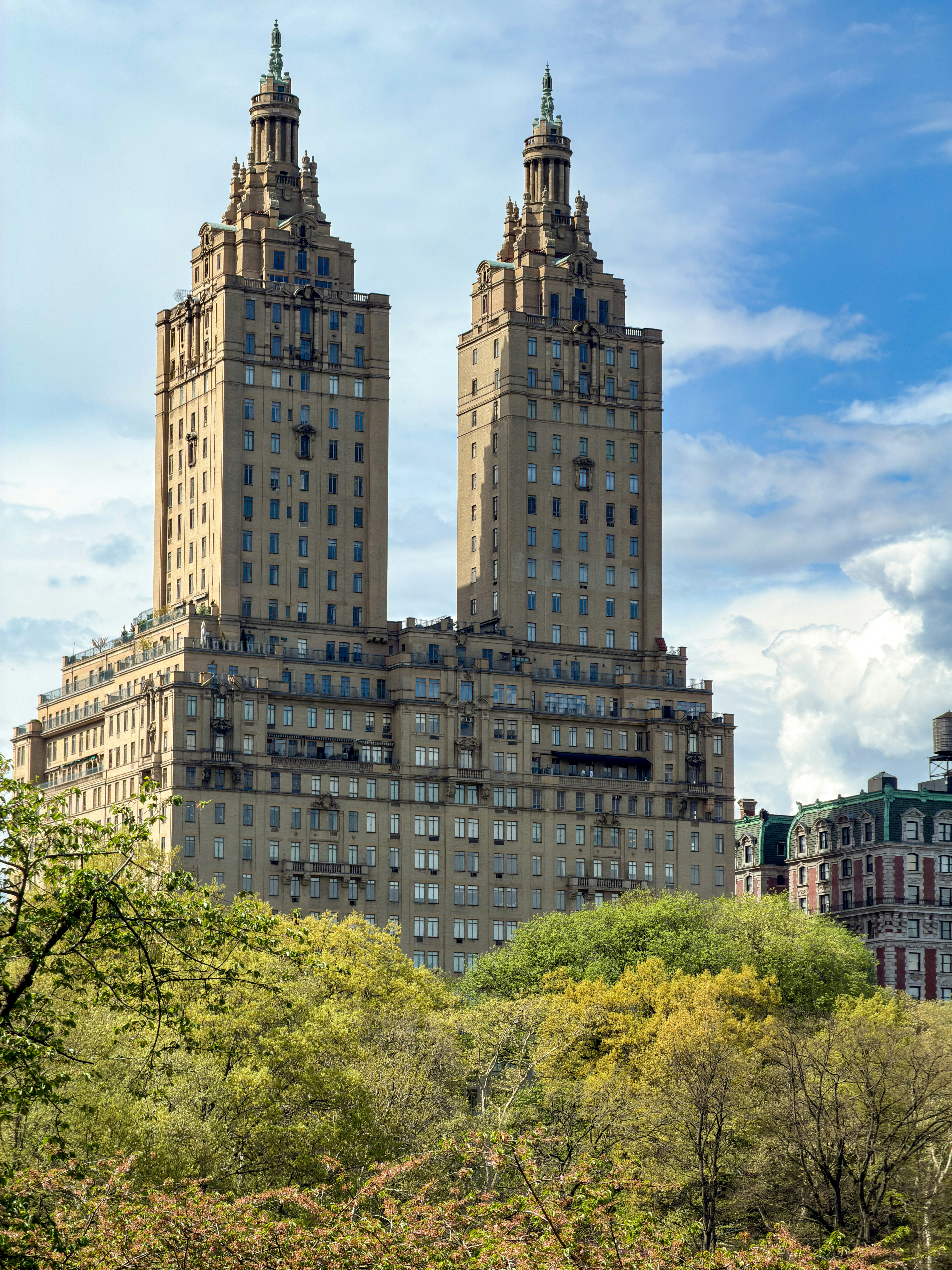 Twin Peaks: Sunrise Towers Rising Over Central Park