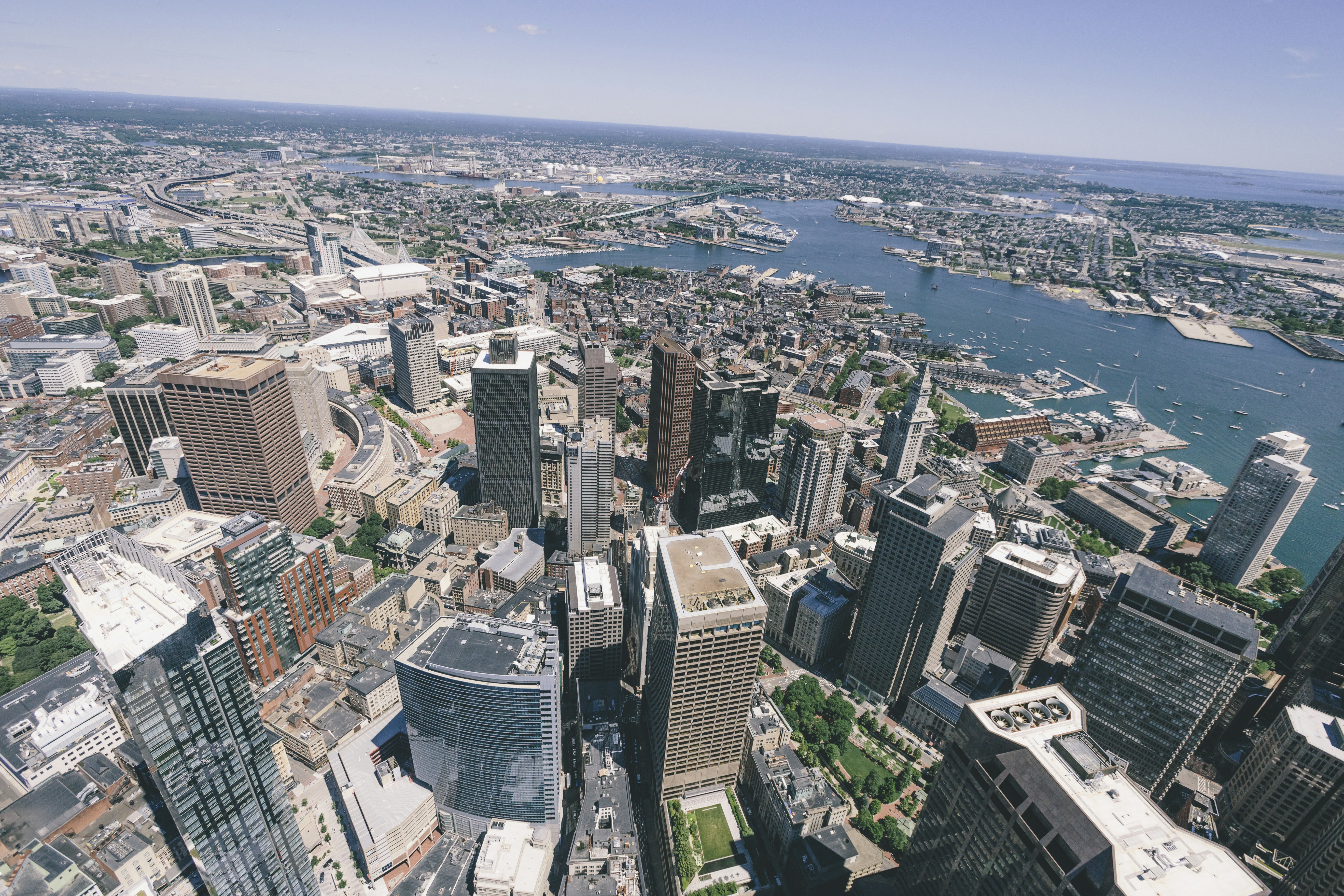 From the Ridge to the Harbor: A Bird’s-Eye Sweep Over Downtown