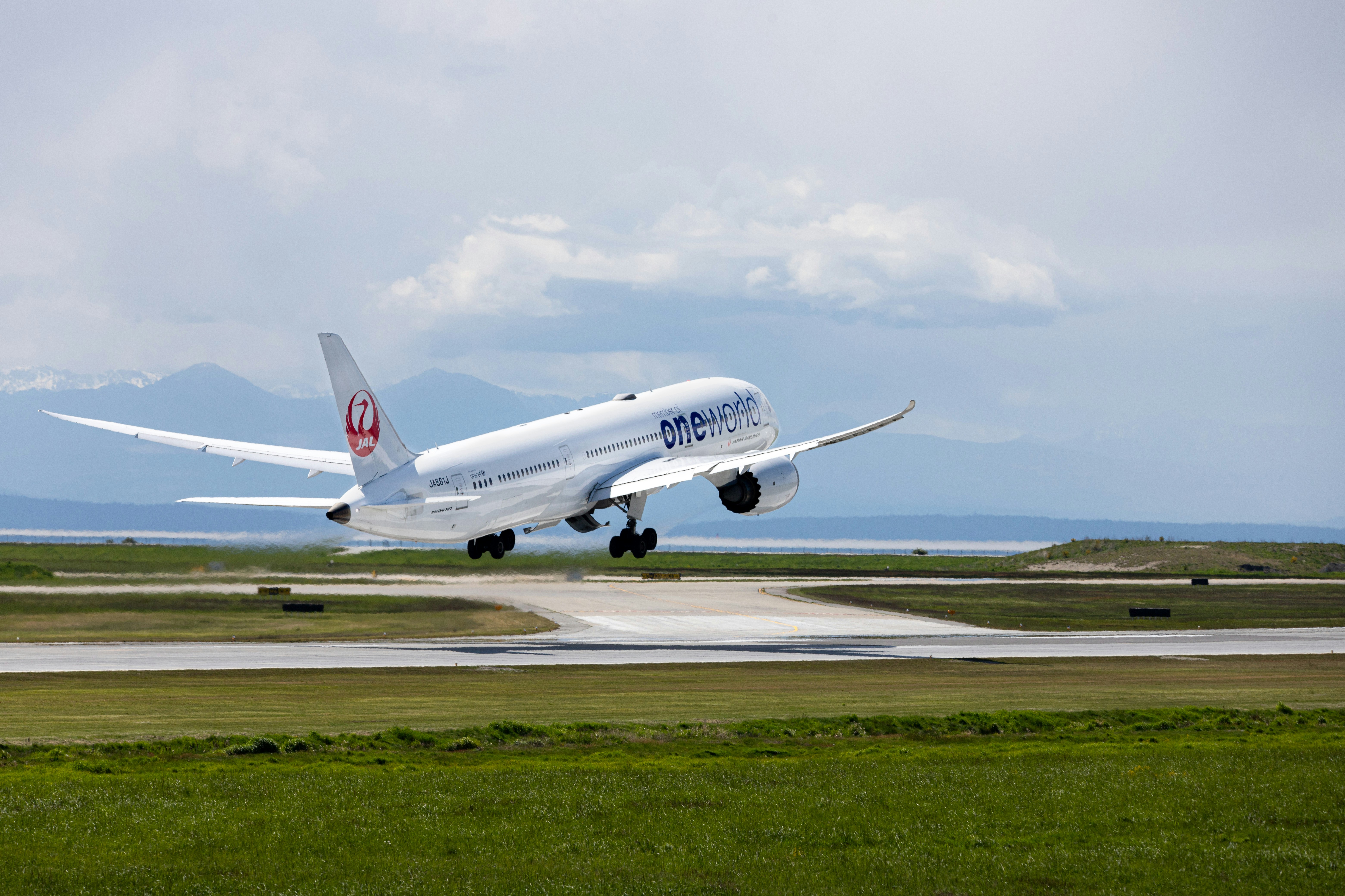 Lifting Off: A Virgin skyward at the runway’s edge