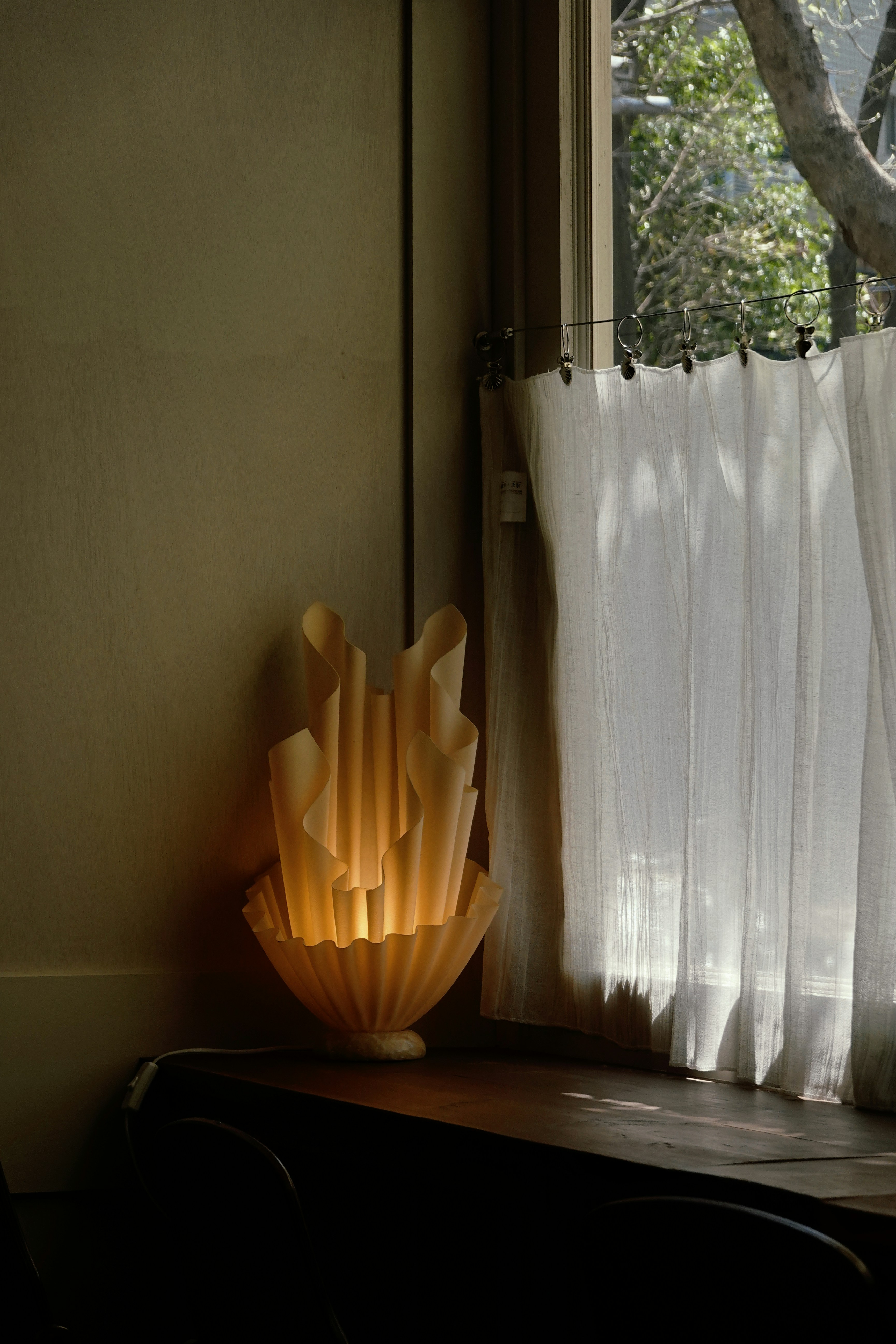 Soft Light and Paper Form by the Window