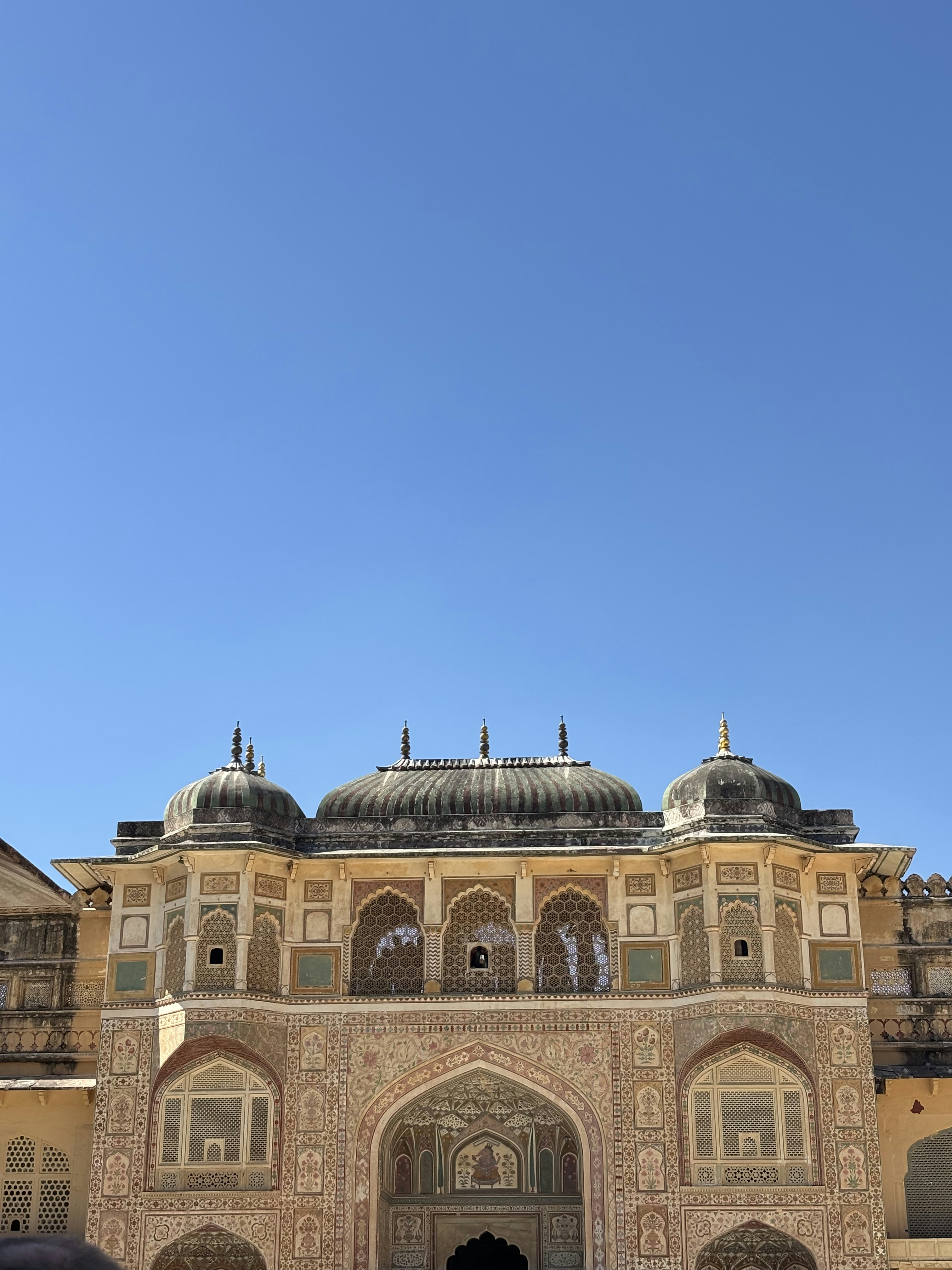 Ornate Gateway Under a Clear Sky
