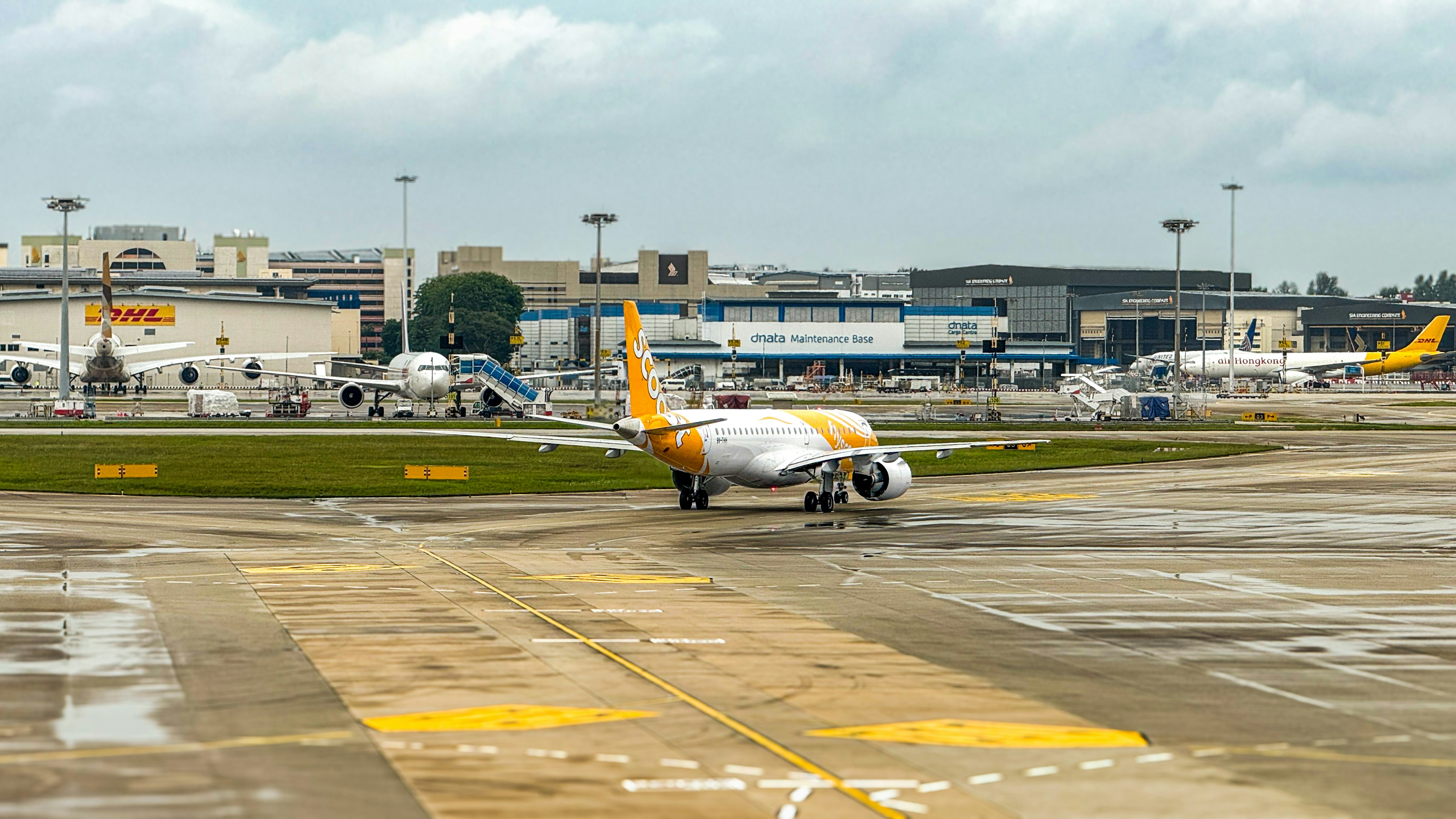 Jet on the Tarmac: A Quiet Moment at Daylight Operations