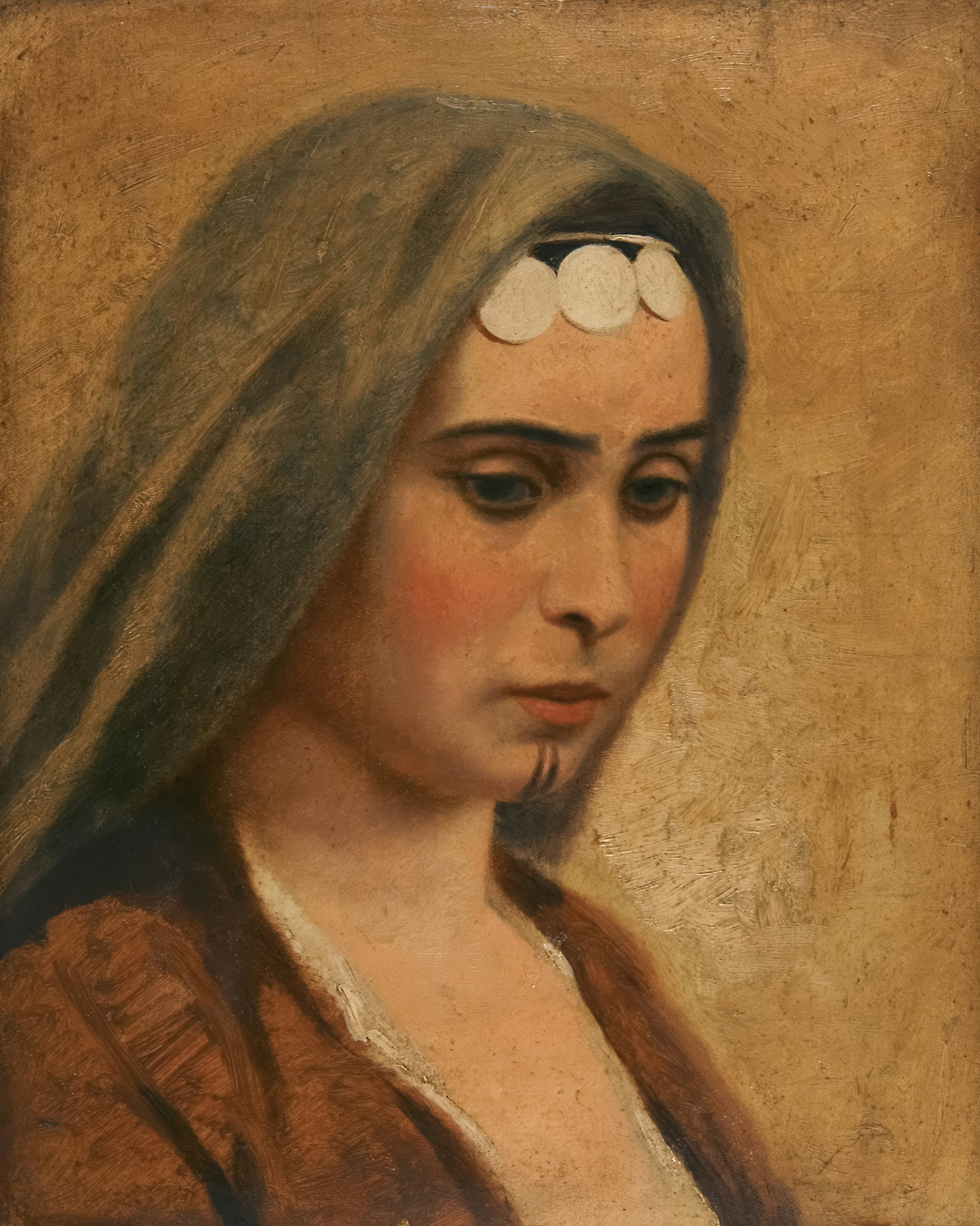 Mask of Serenade: A Quiet Portrait in Soft Light