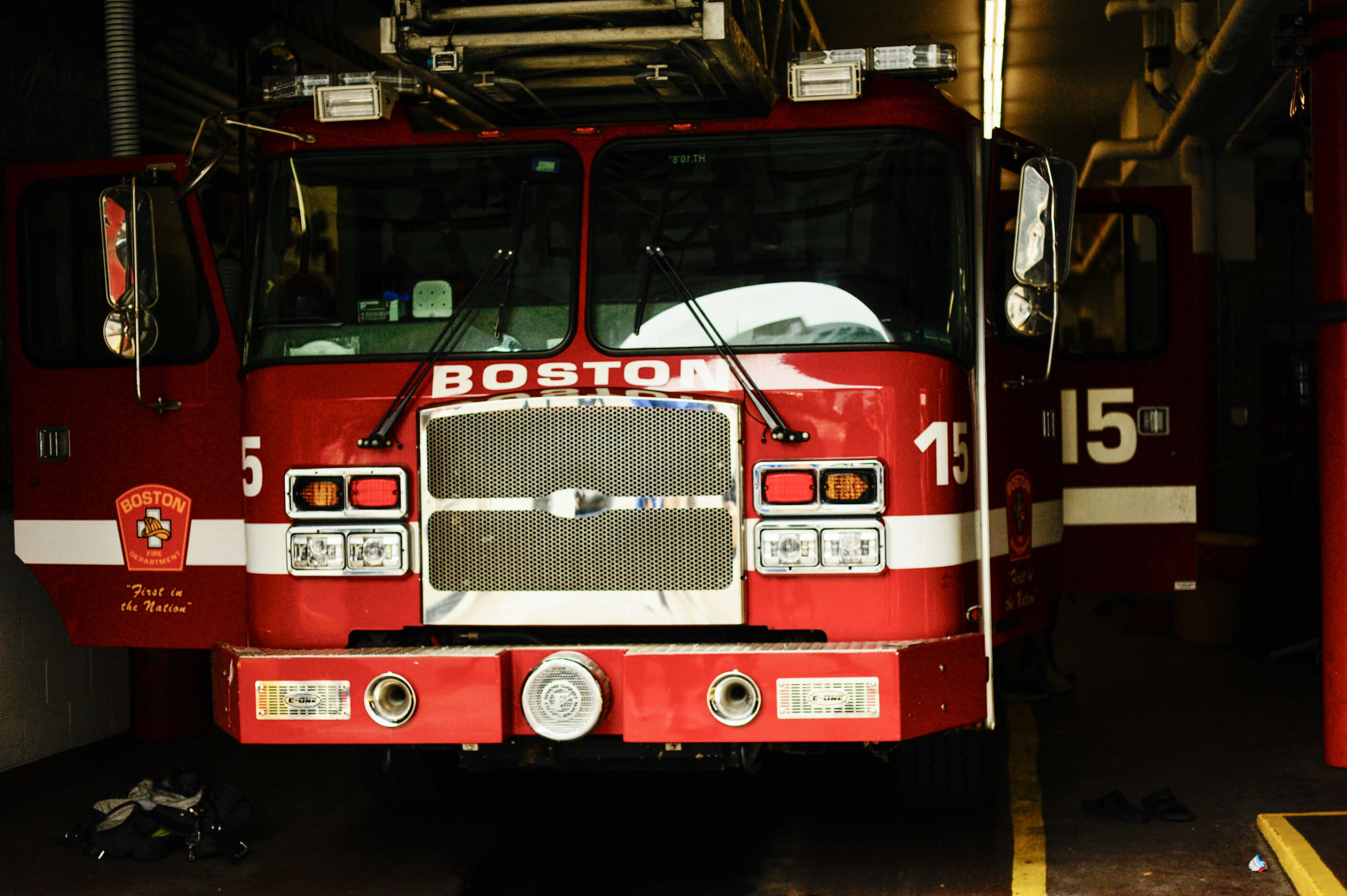 Boston Engine 15: A Front-Row Portrait of Red Courage