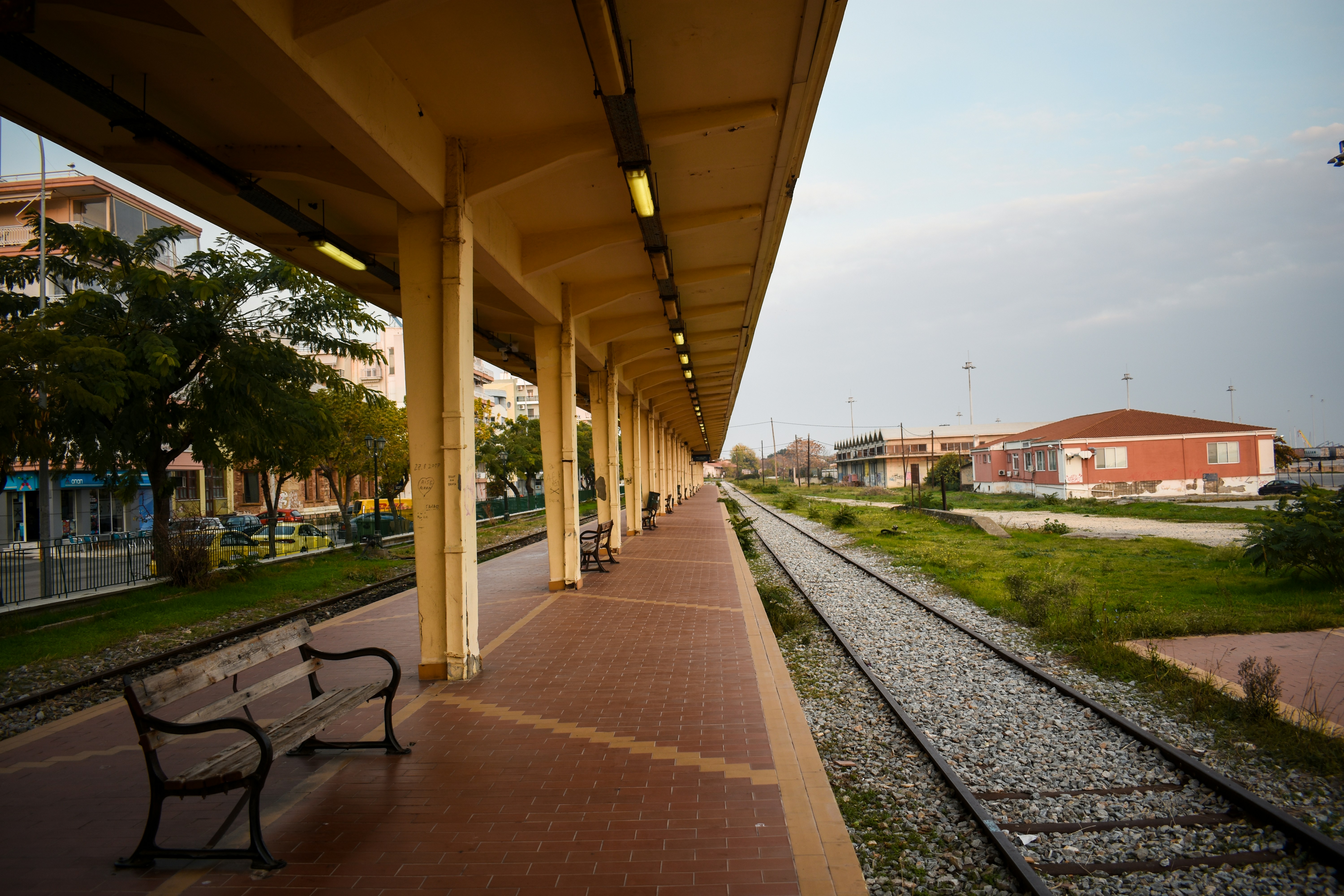 Long Platform Echo: A Quiet Walk Along the Rails
