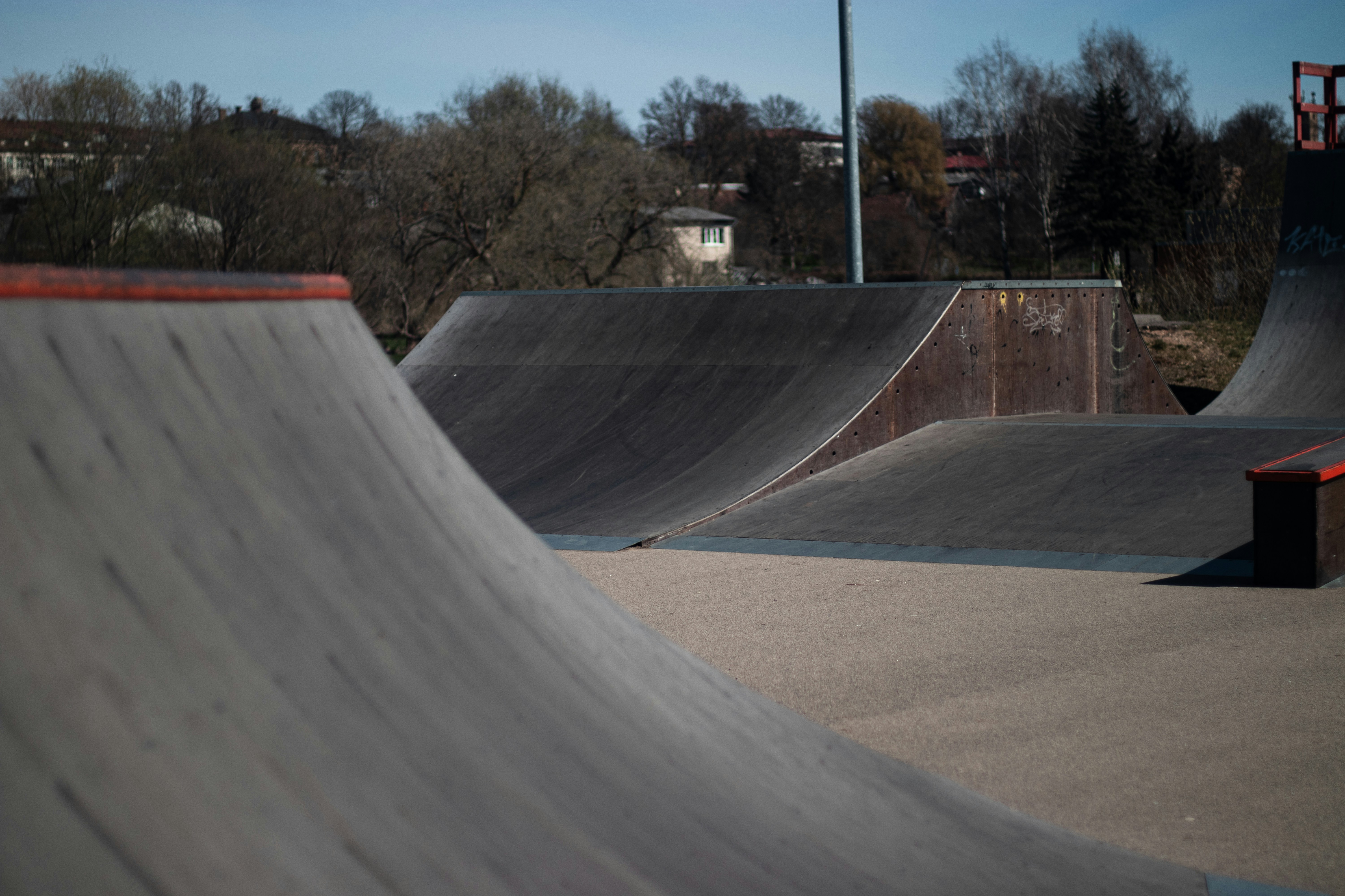 Skylined Ramps: Quiet Geometry of a Skate Park