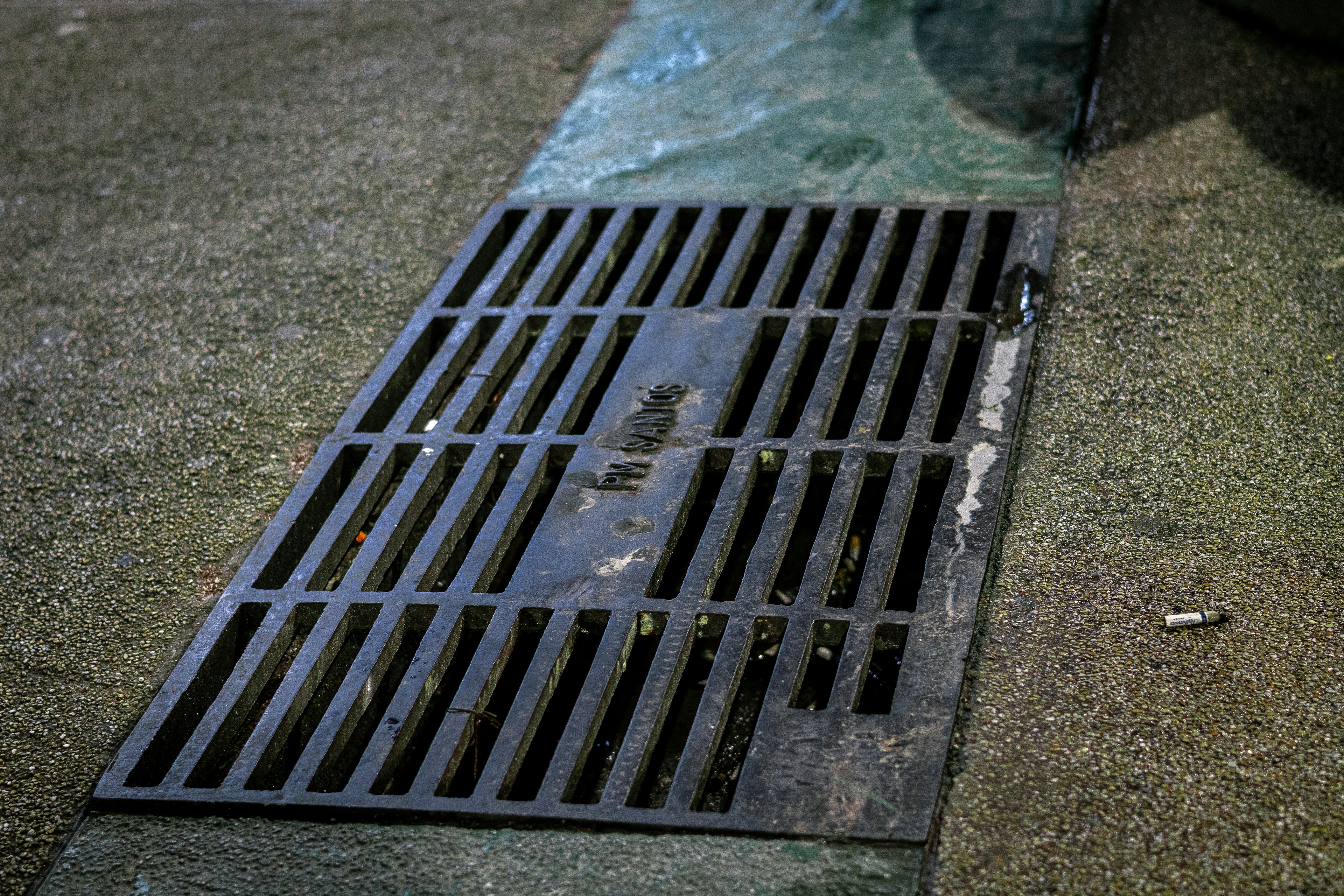Urban Grid: A Storm Drain Runway in Concrete