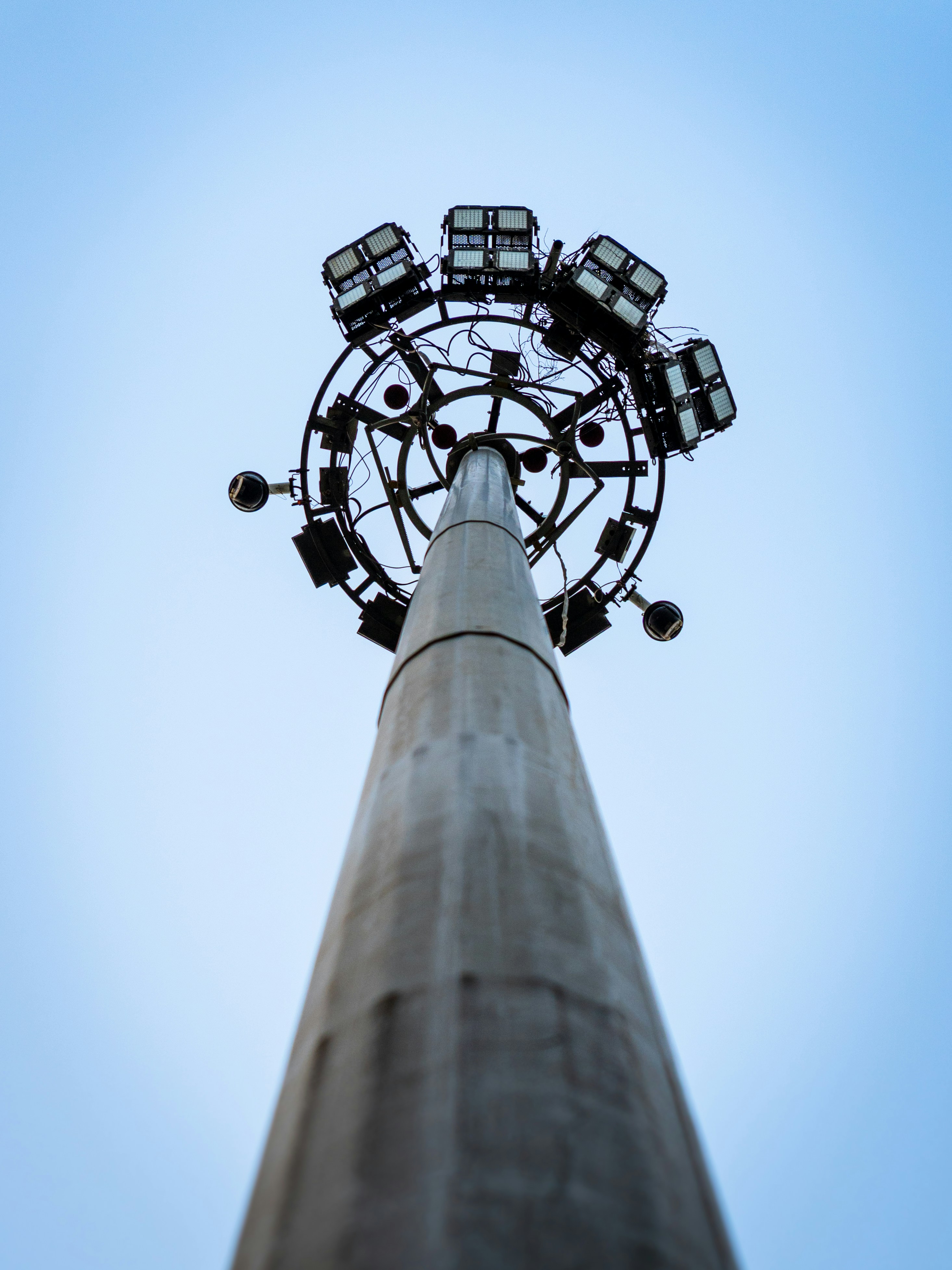 Antenna of Light: Upward Look at the Tower Clock