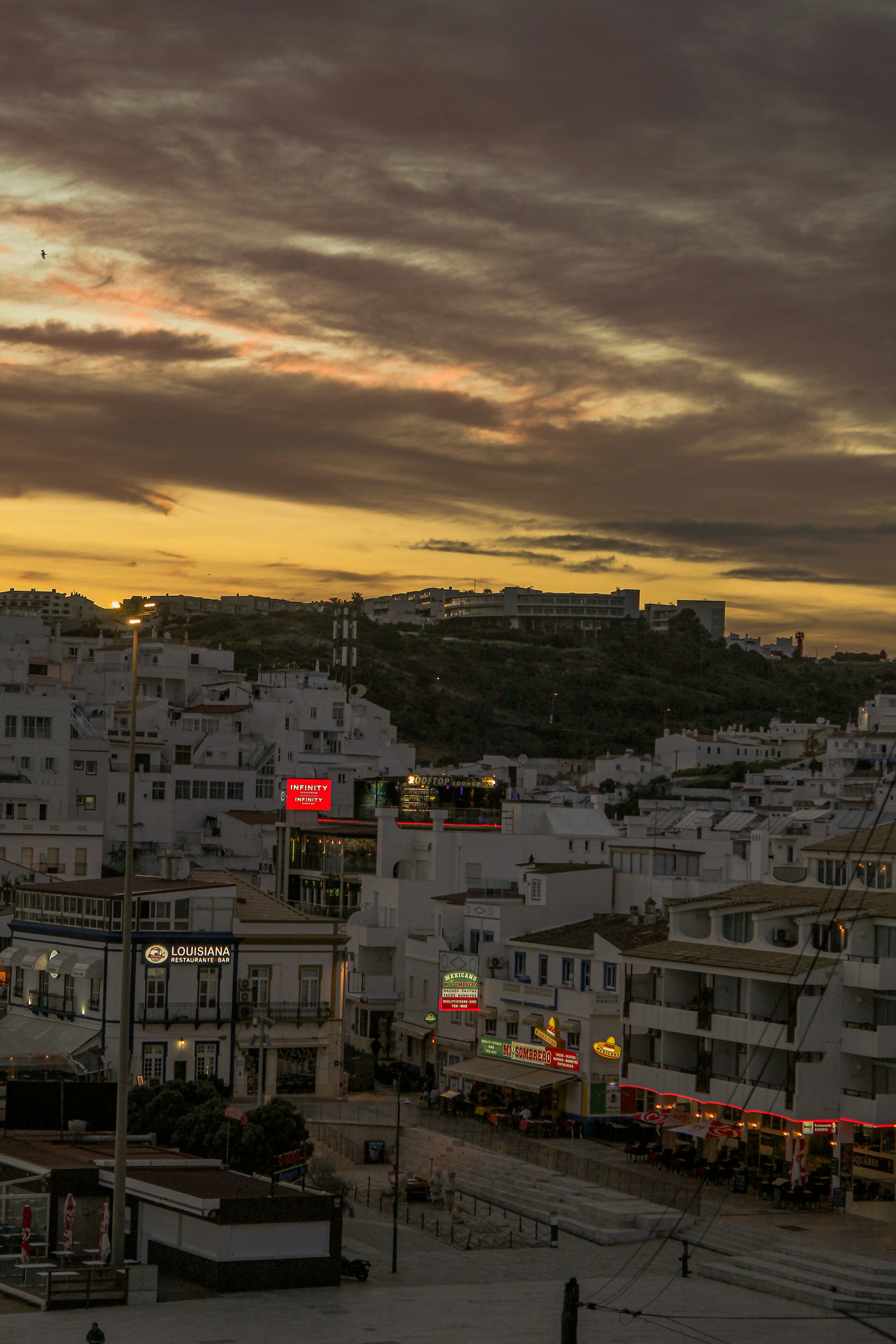 Sunset Over the Whitewashed Quarter