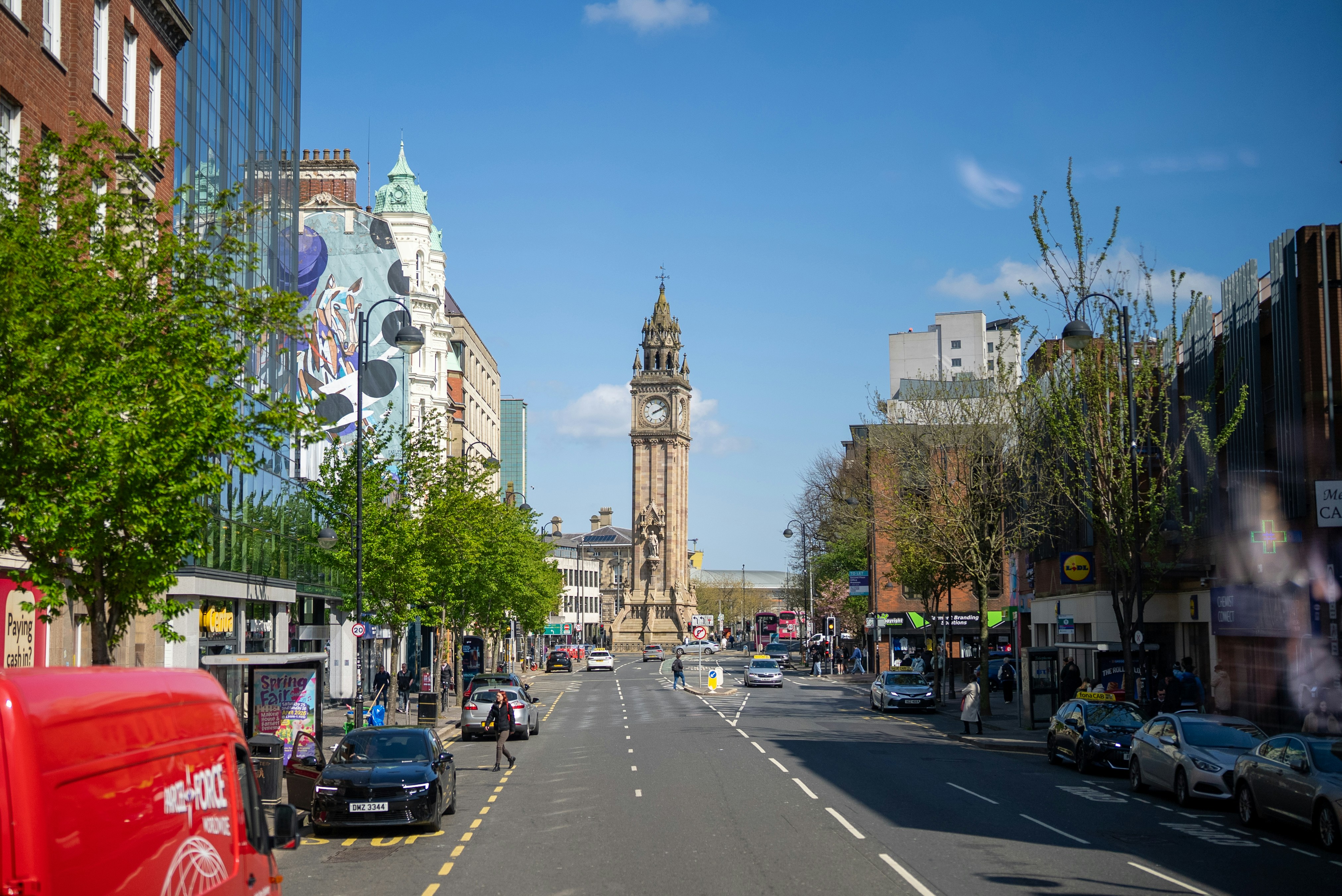 City Lane to the Clock Tower