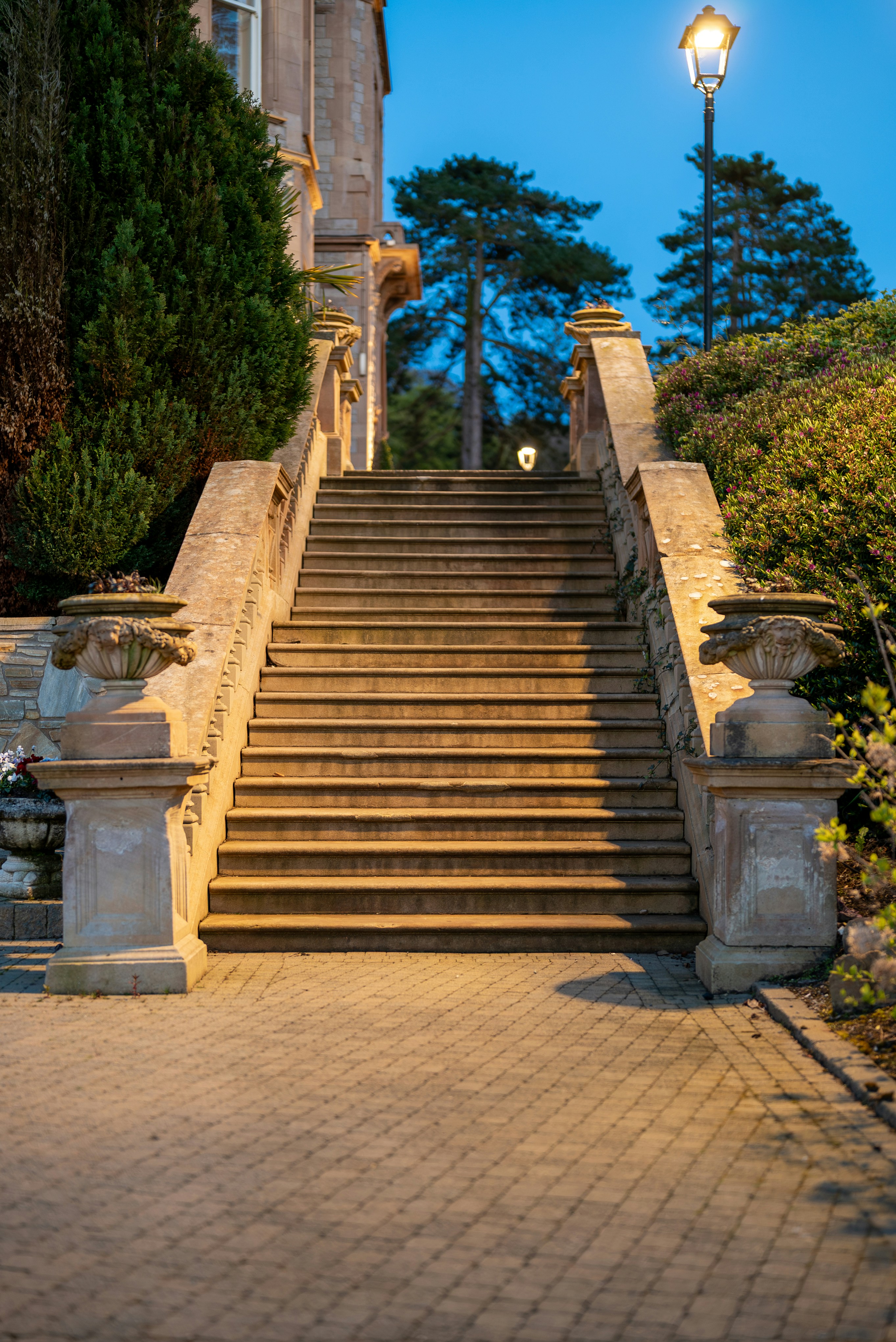 Staircase to Evening Terrace