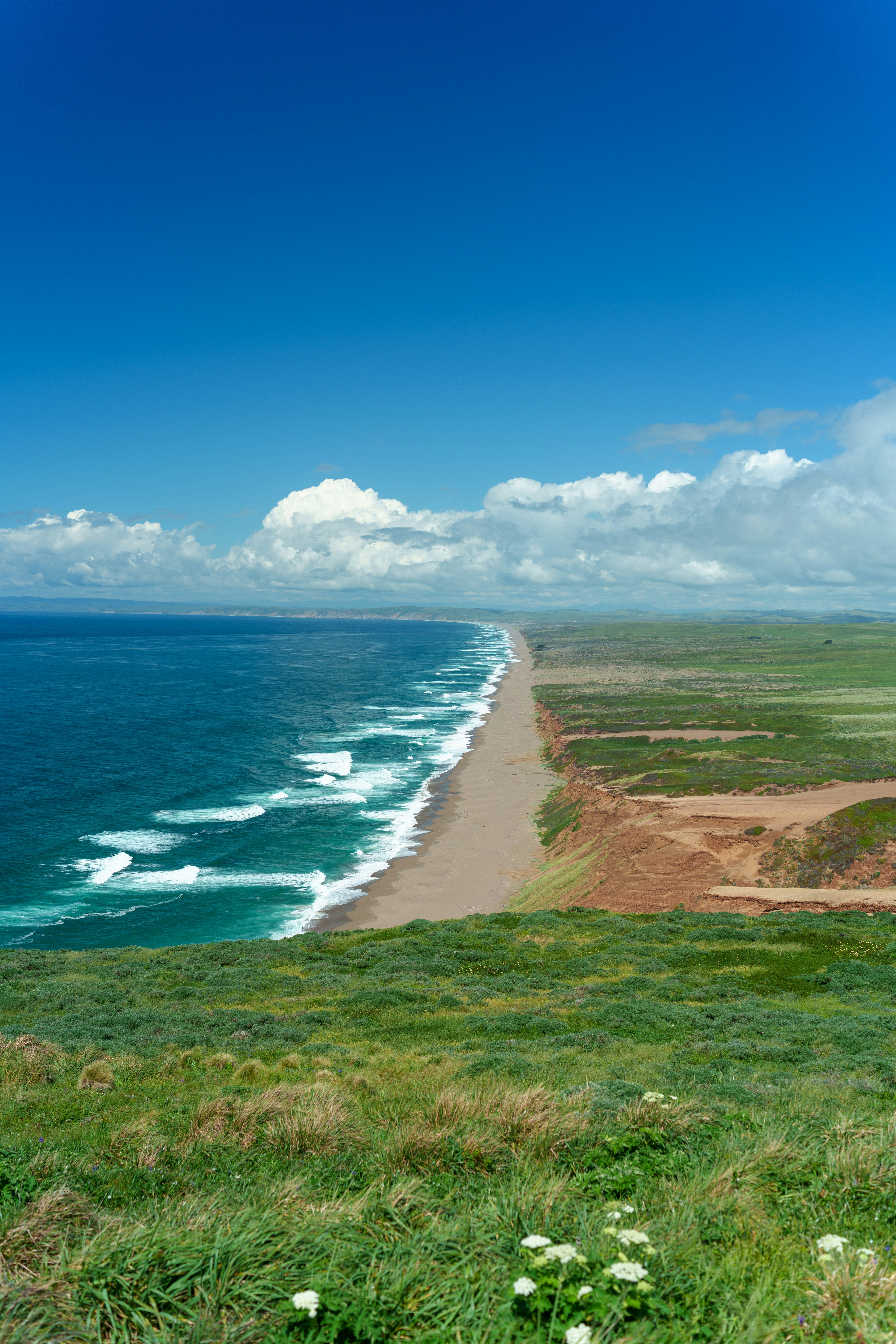 Edge of the Blue: A Coastal Ridge Meeting the Ocean