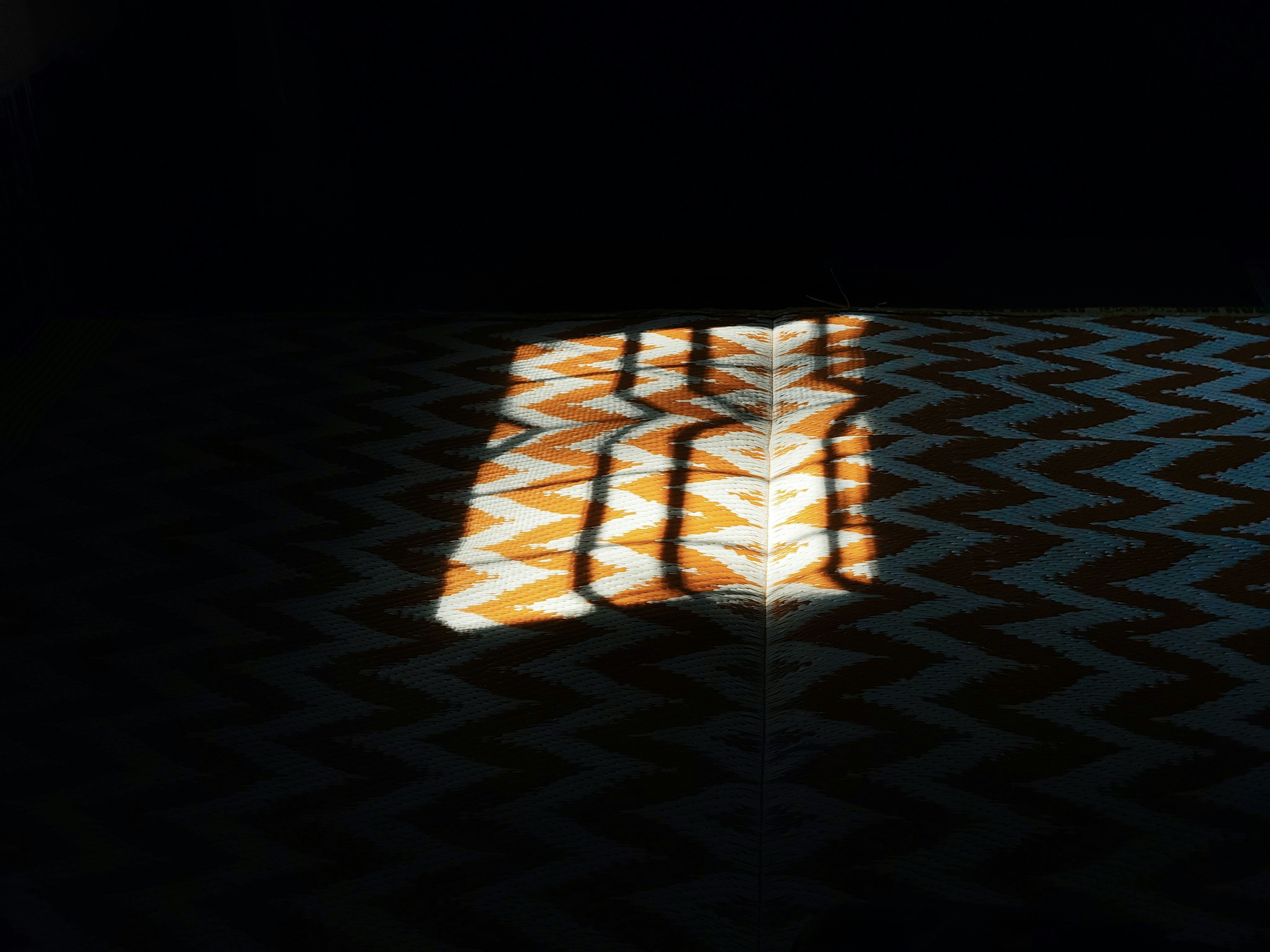 Light Stripes on a Quiet Floor