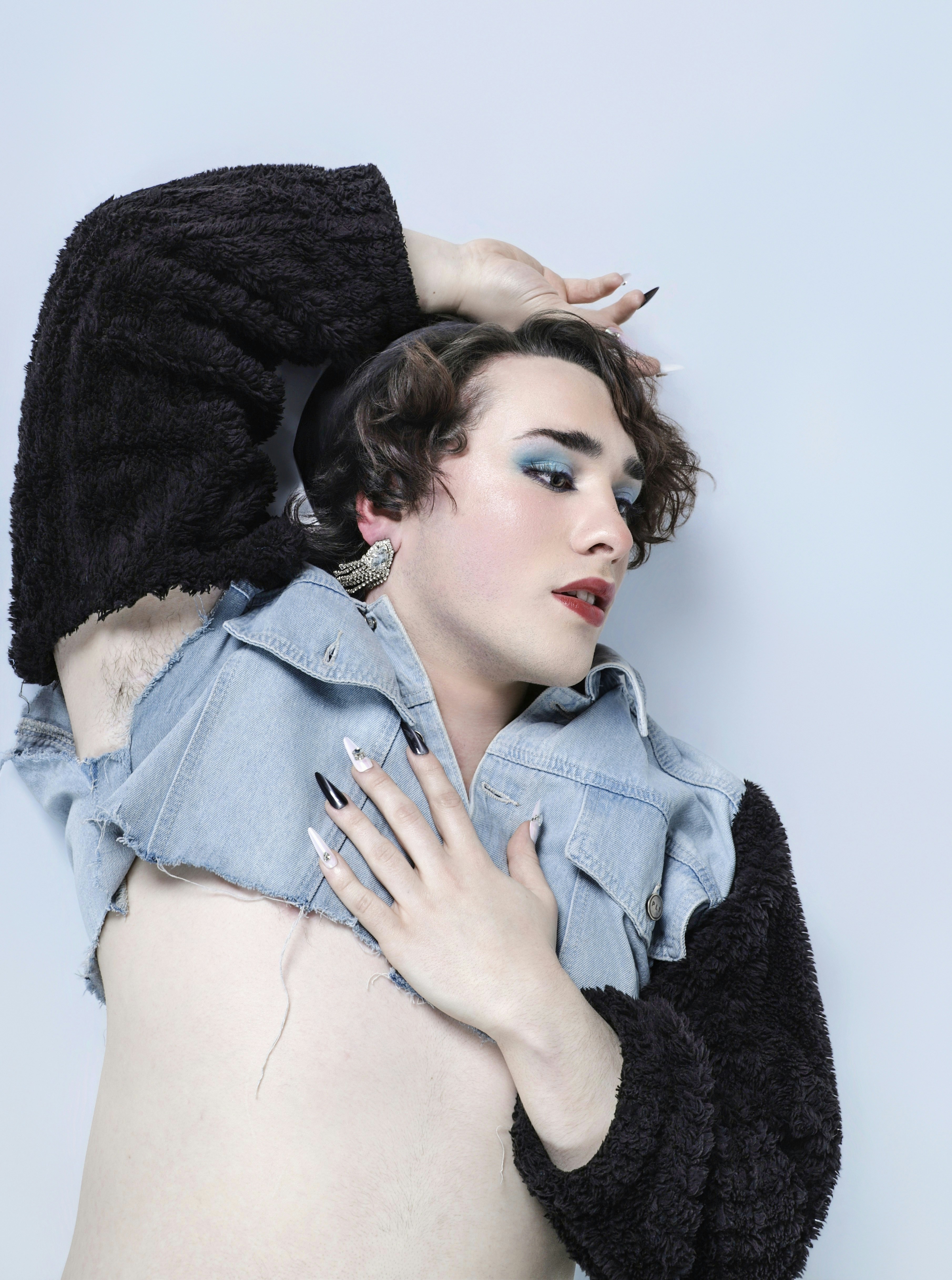 Pastel Exhale: A Portrait of Velvet Tease