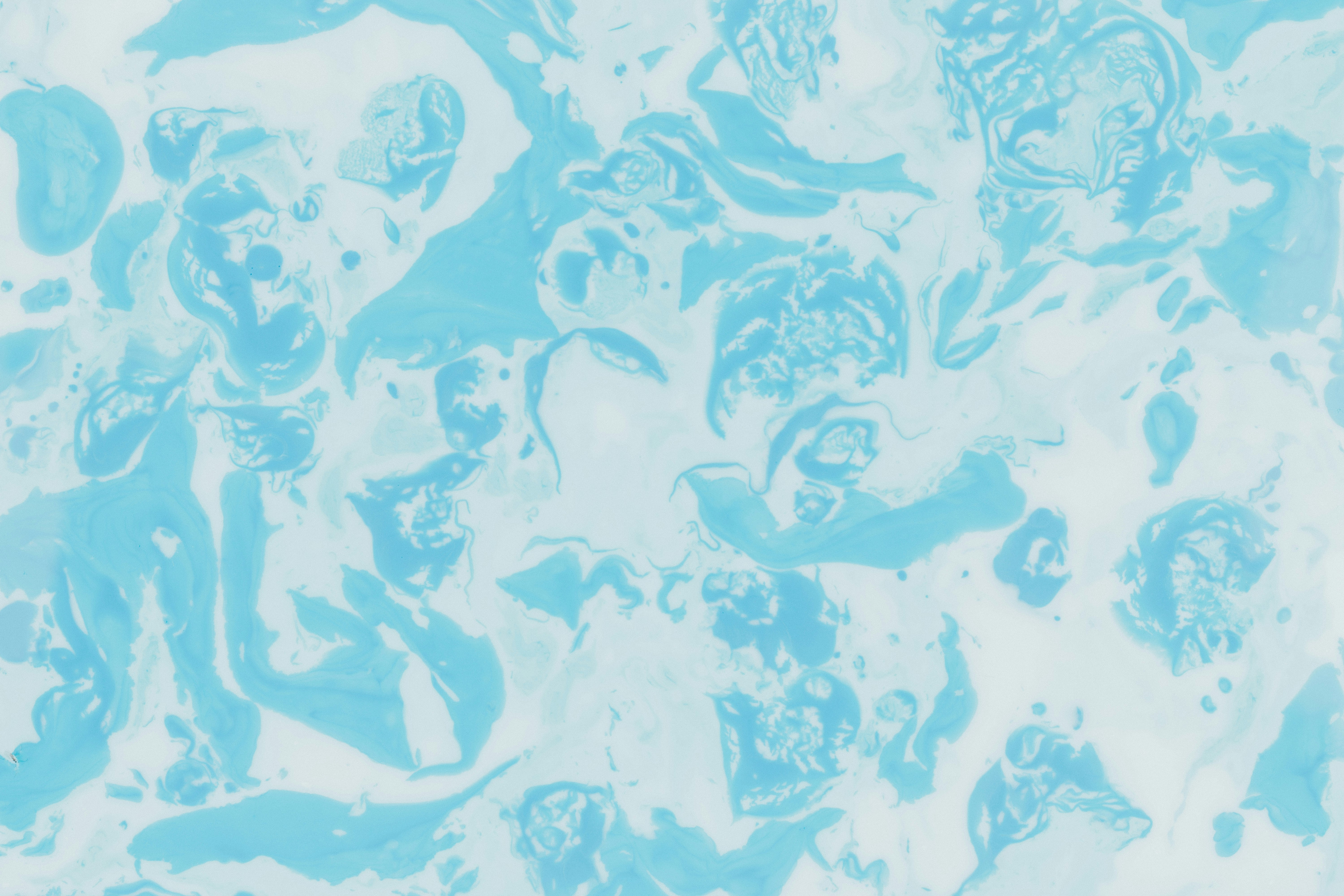Aqua Mosaic: Swirl of Mermaids in Cyan Waves
