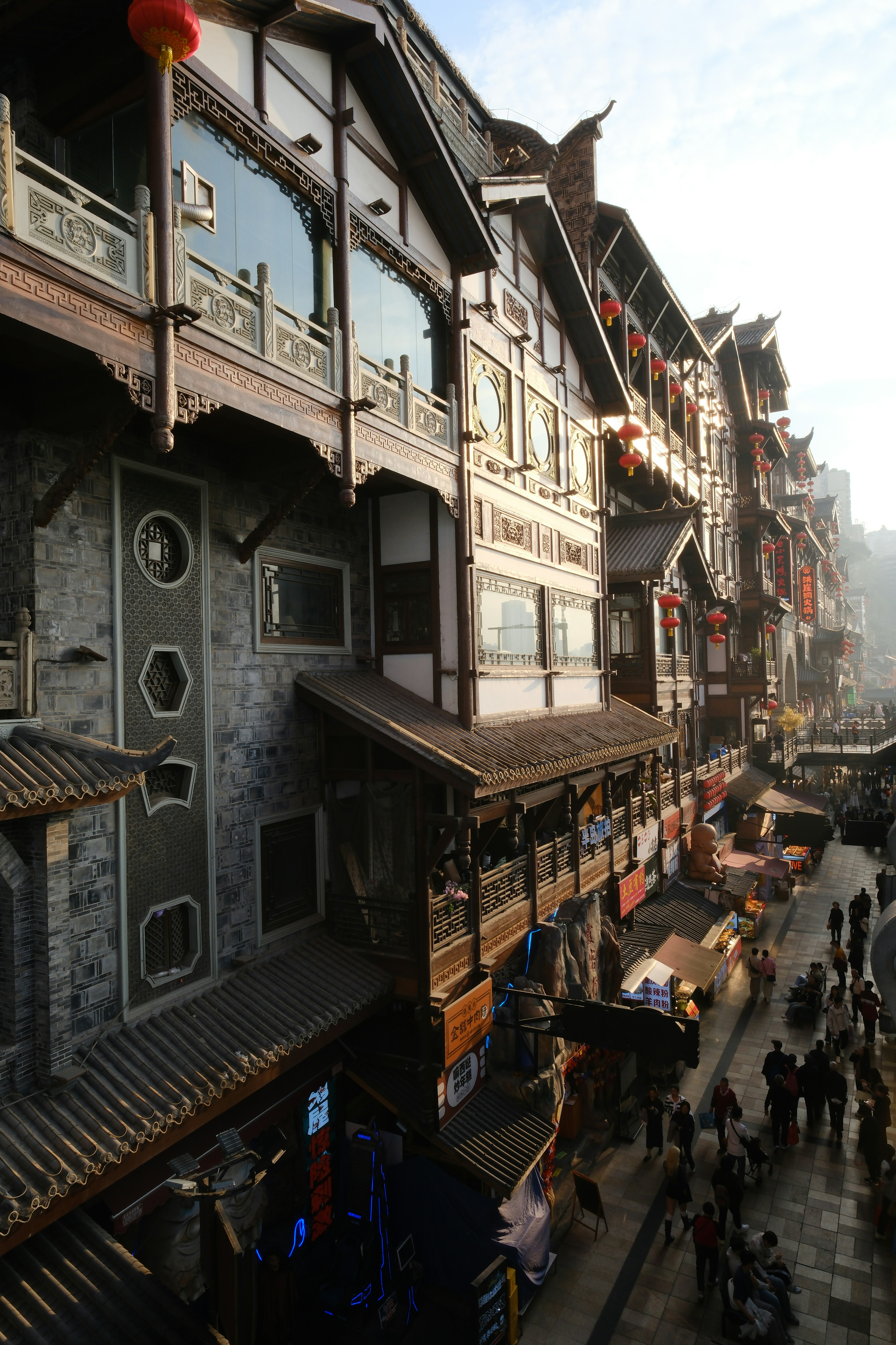 Lantern-lit Ancient Alley: A Slice of Time Along a Traditional Chinese Street