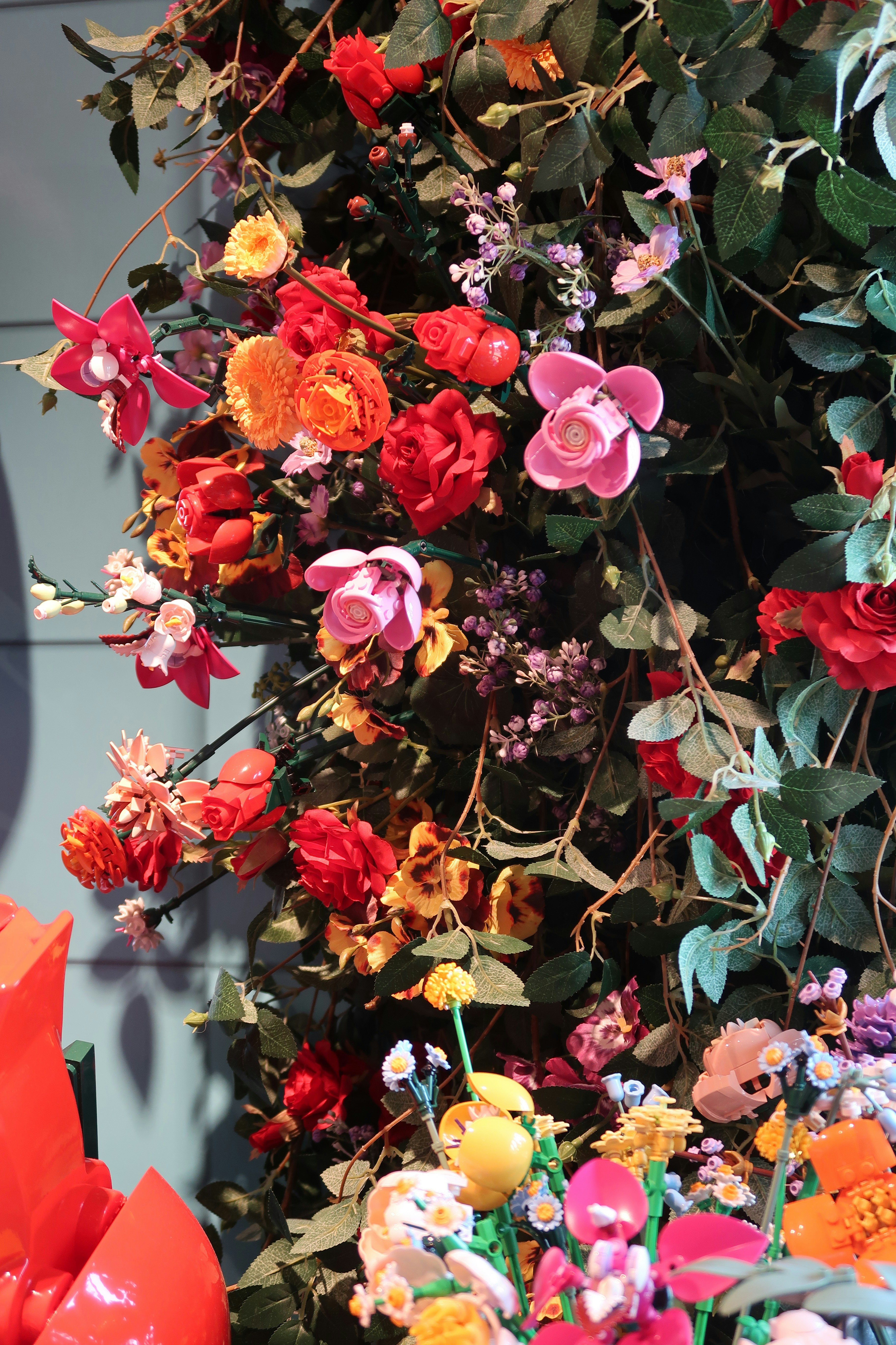 Vibrant Garden Cascade: An Explosion of Floral Charms