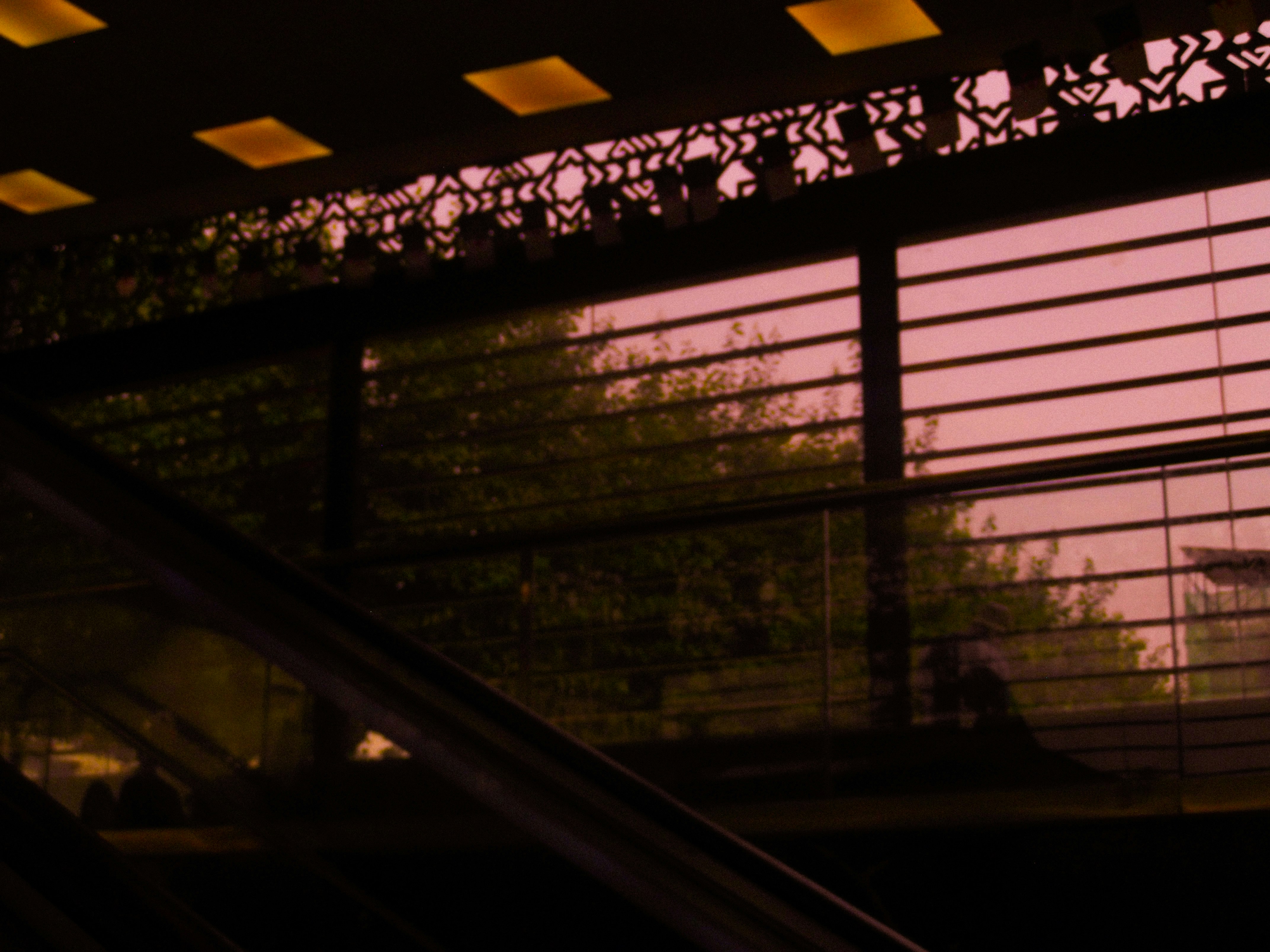Quiet Glow Through Timed Glass