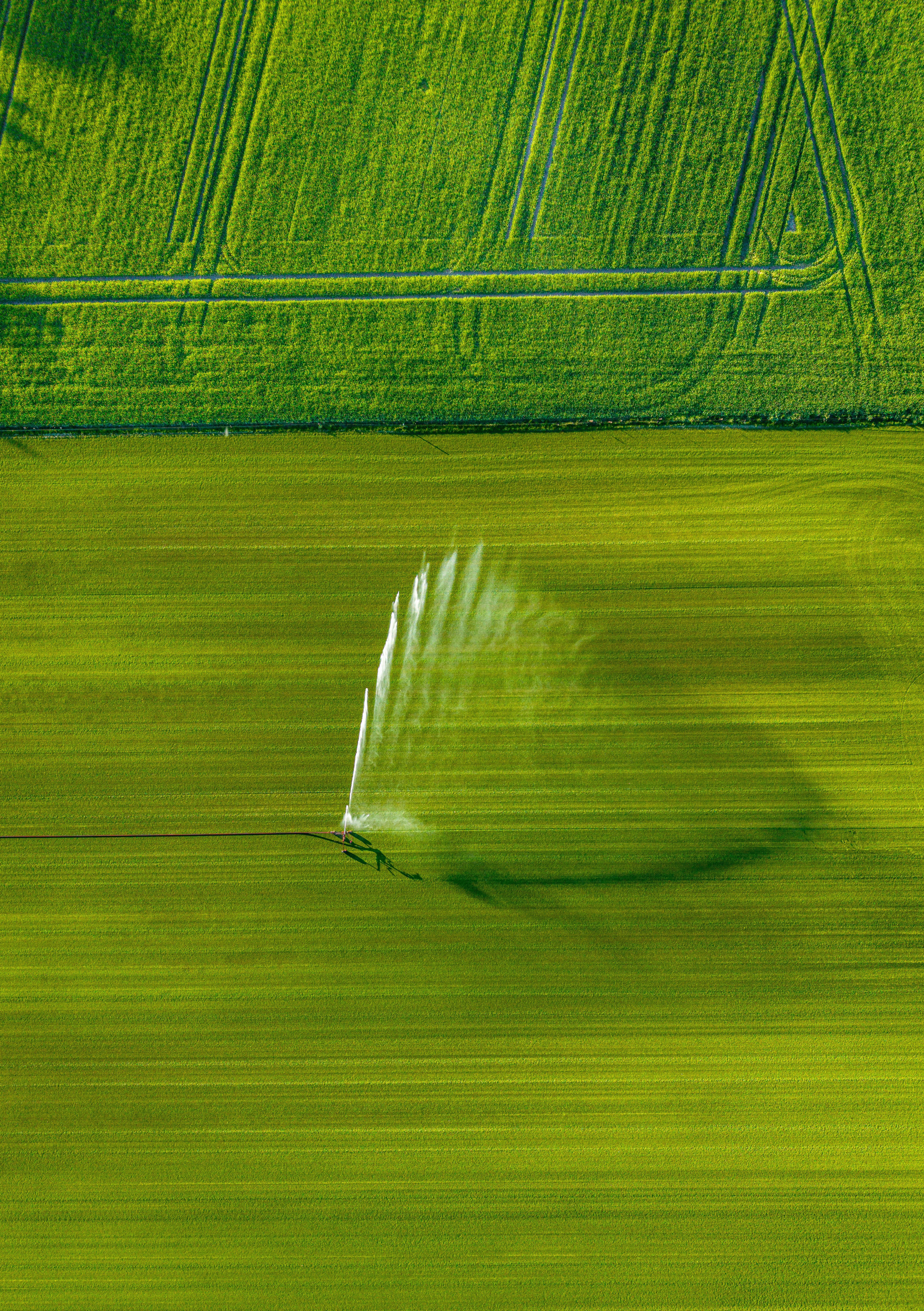 Spiral Cutter: Aerial Wind Sweep Across Fields
