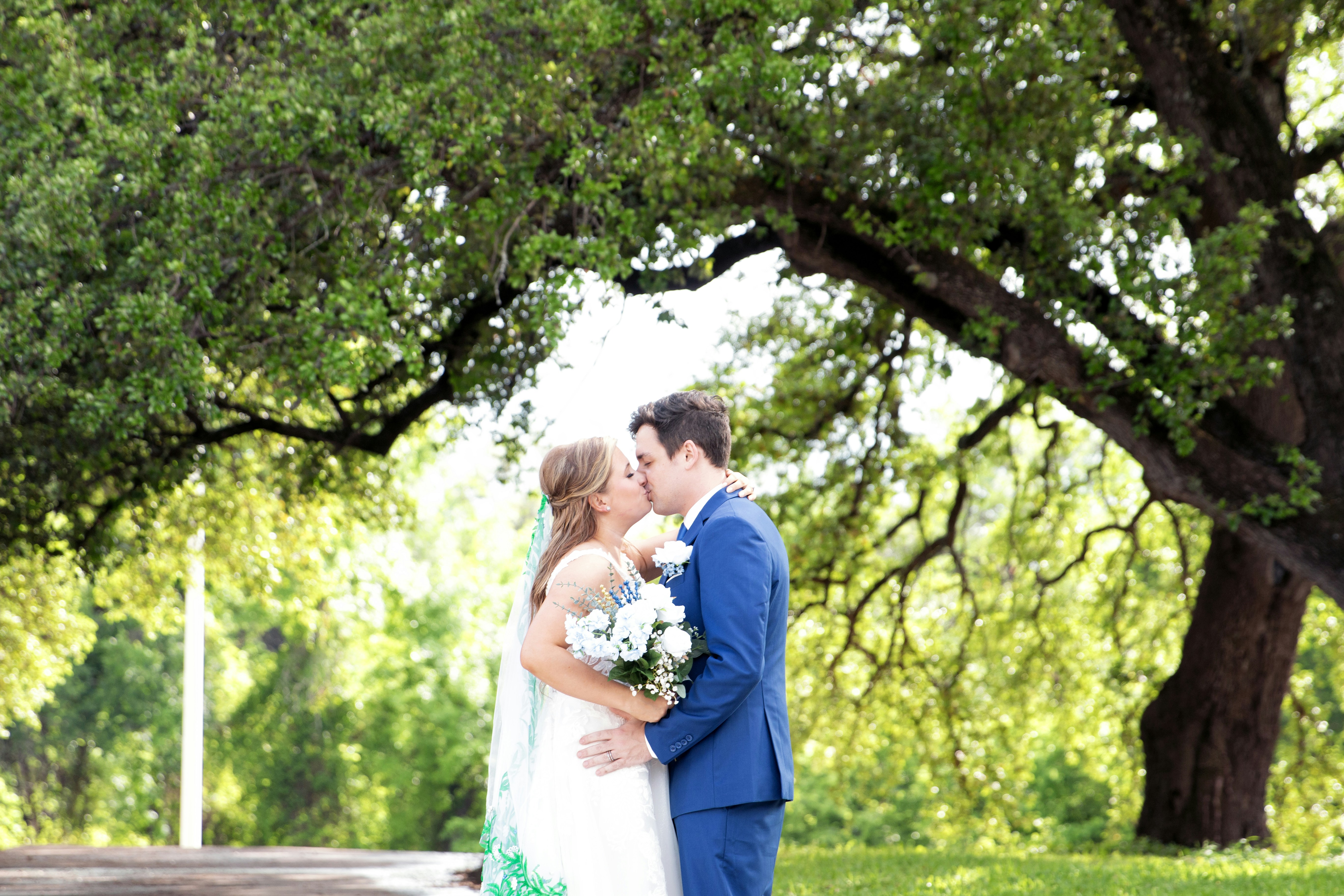 Kiss in the Park: A Gentle Moment Beneath the Shade