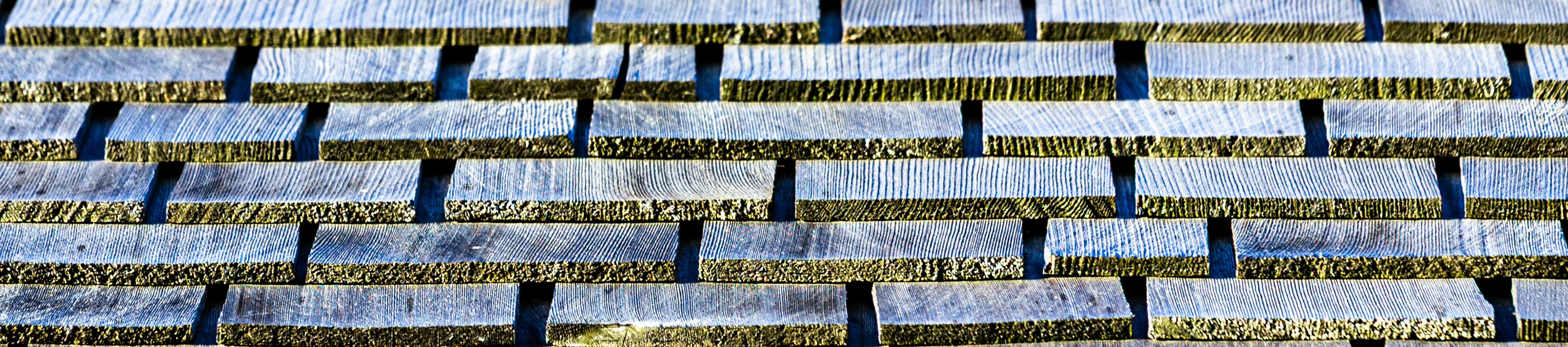 Metallic Gridwork in Soft Sunlight