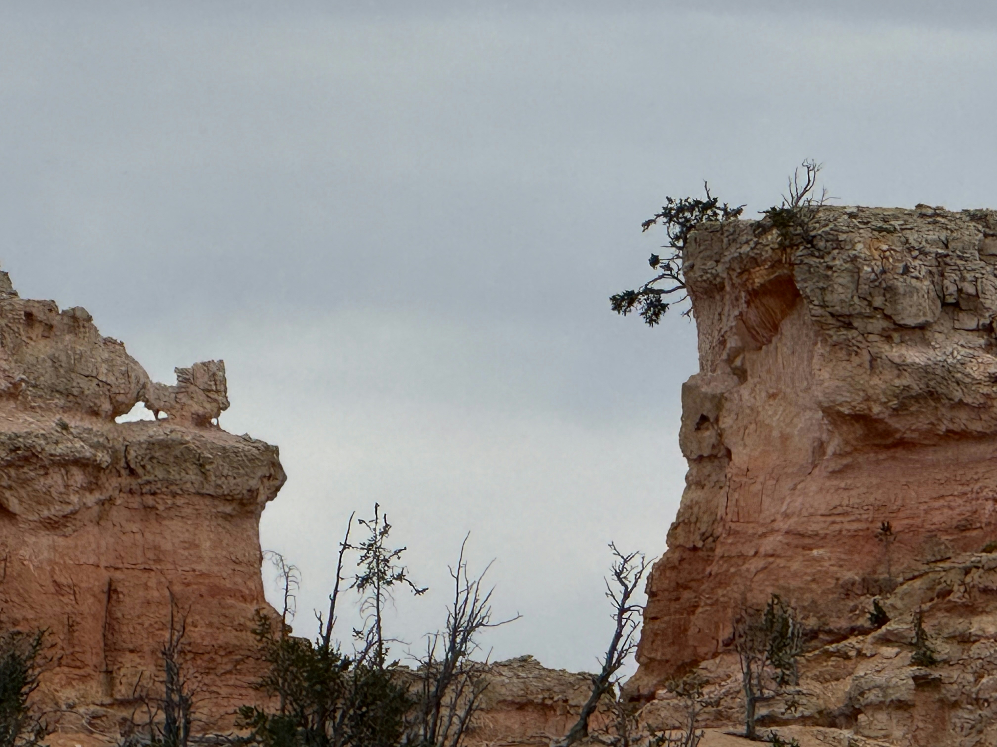 Desert Cliffs Under Quiet Skies