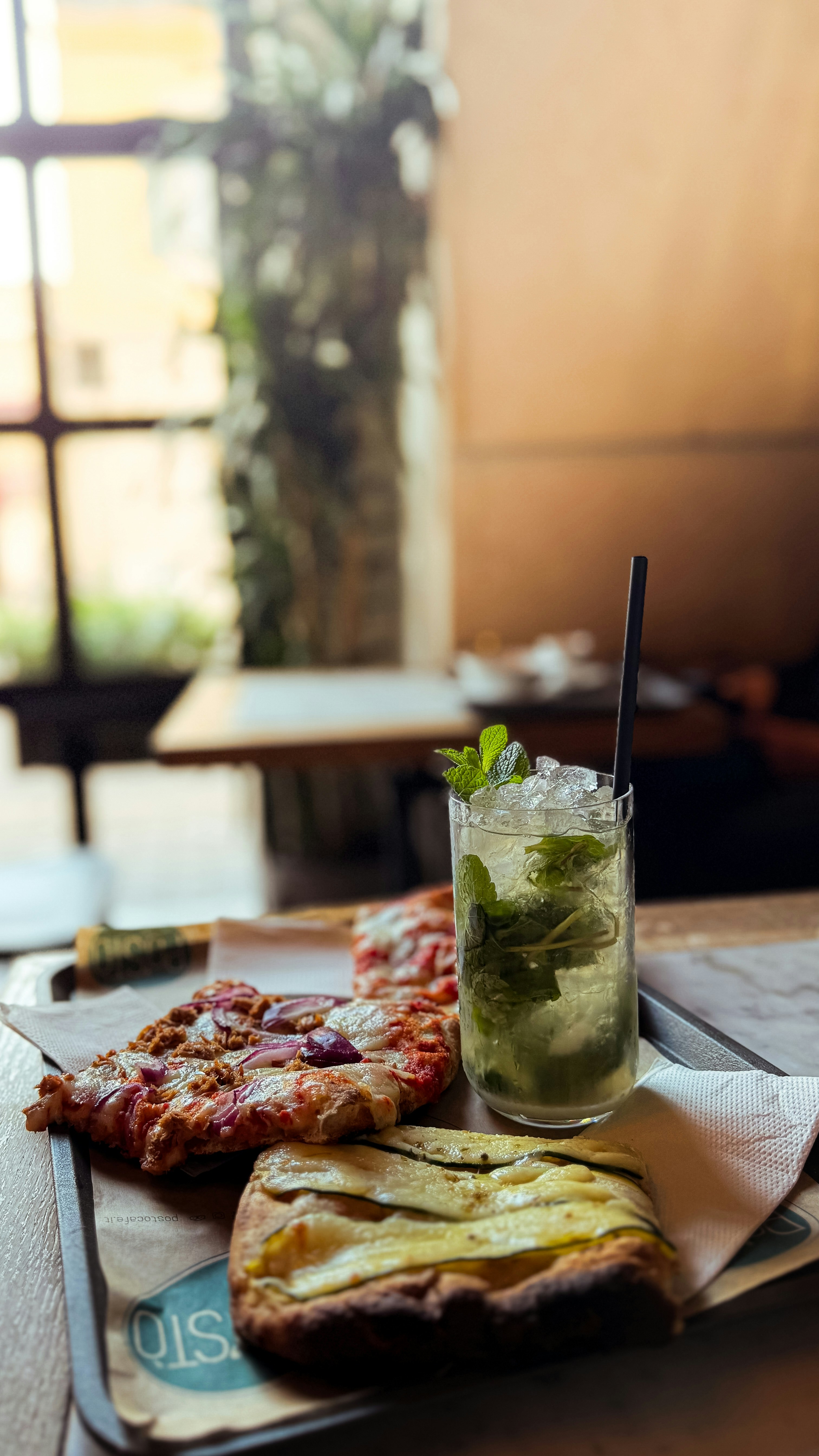 Minty Refresher at the Corner Table