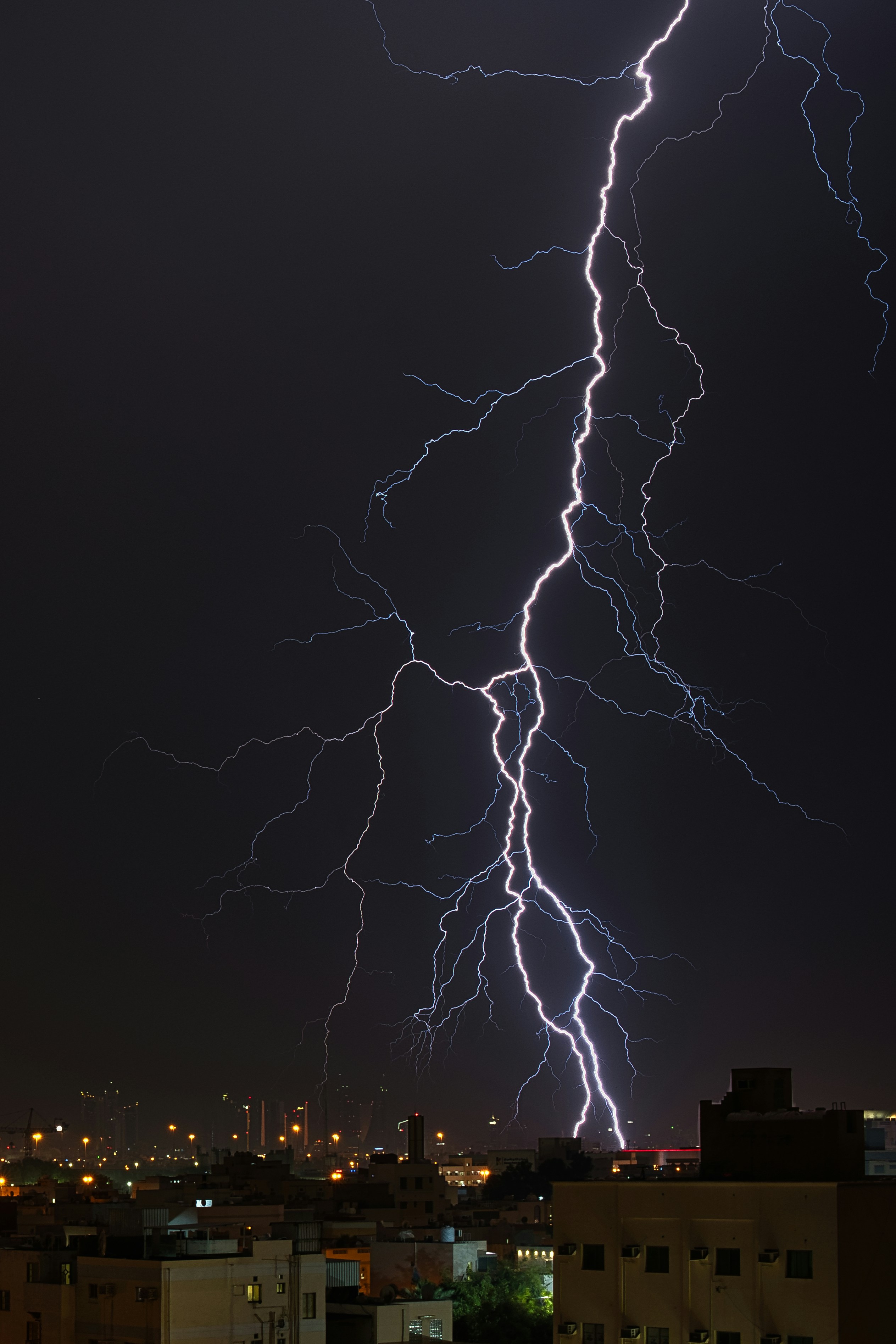 Lightning Crown over the City