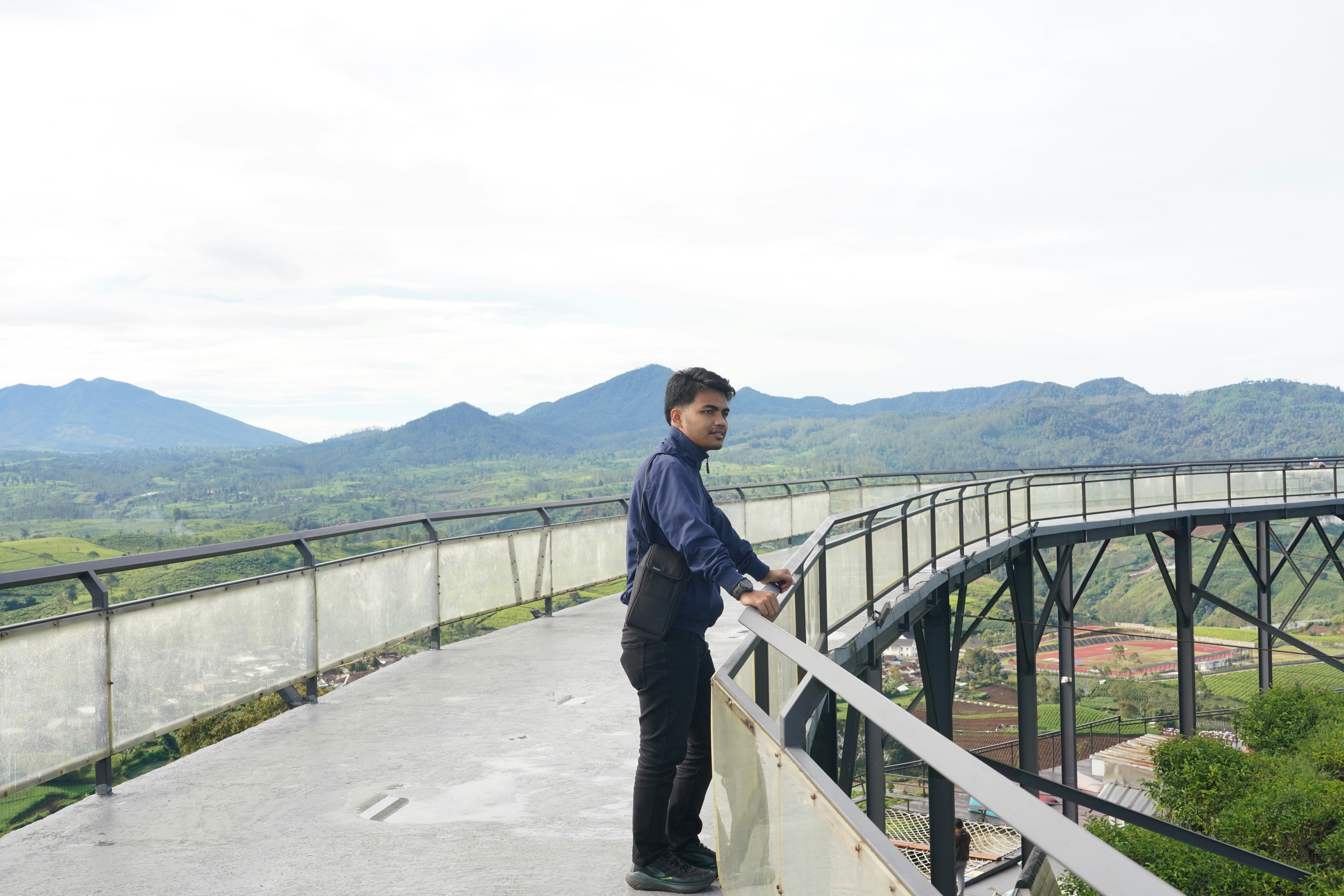 Ridgewalker at the Glass-Guarded Overlook