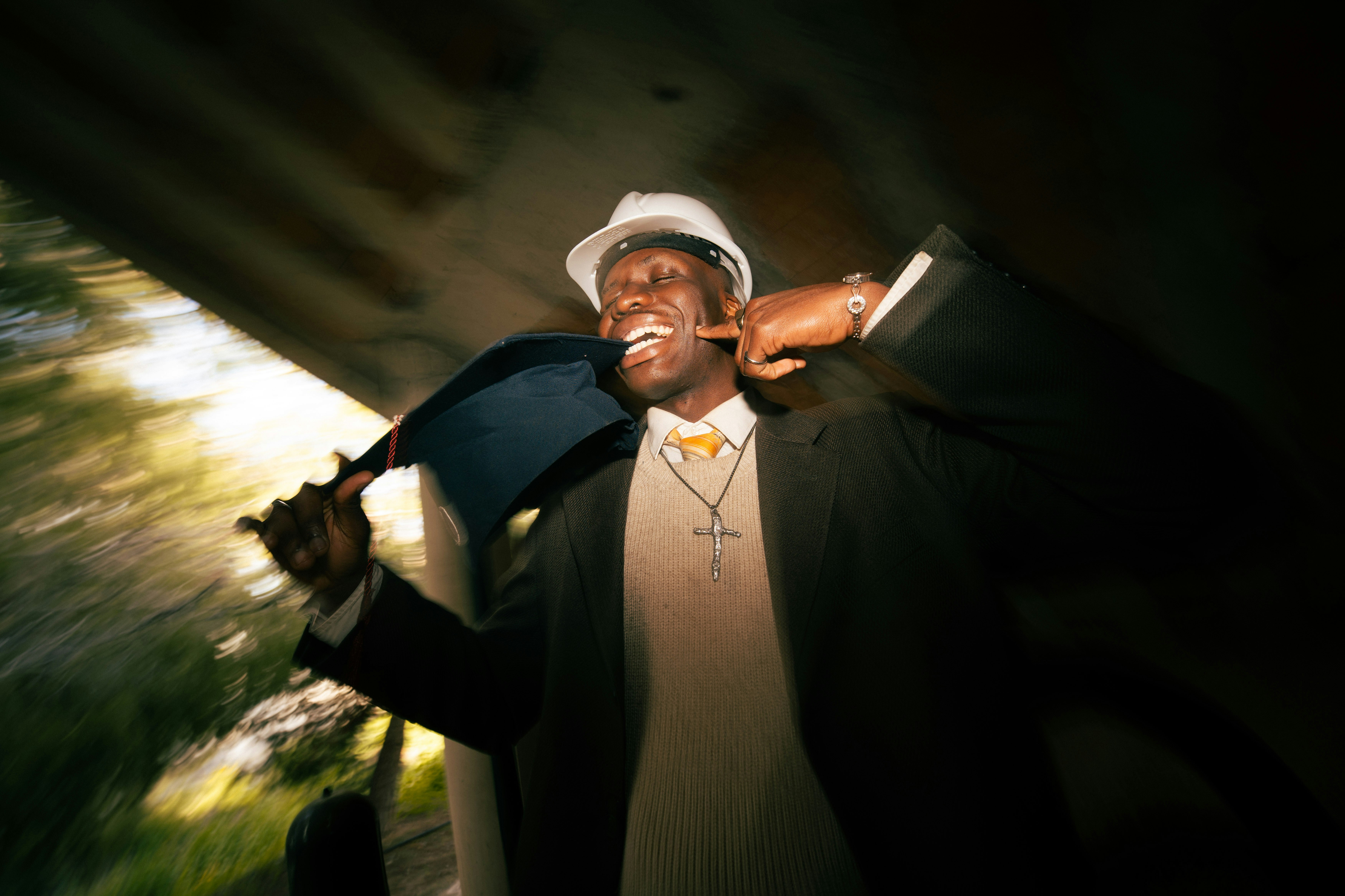 Smiles Under the Spotlight: The Thrill of a Dapper Moment